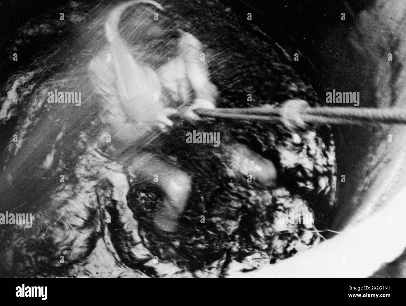 CROSSING THE 1,000 HOUR LINE. NOVEMBER 1944, HMS BHERUNDA, ROYAL NAVAL ...