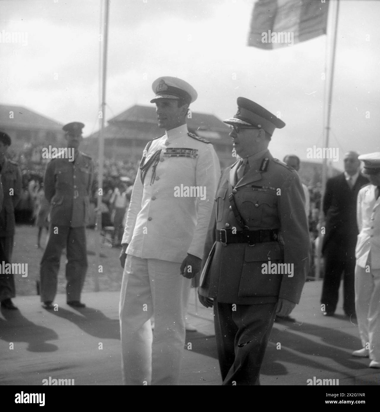 VICTORY PARADE IN COLOMBO. 25 JUNE 1945, COLOMBO, CEYLON. ADMIRAL LORD ...