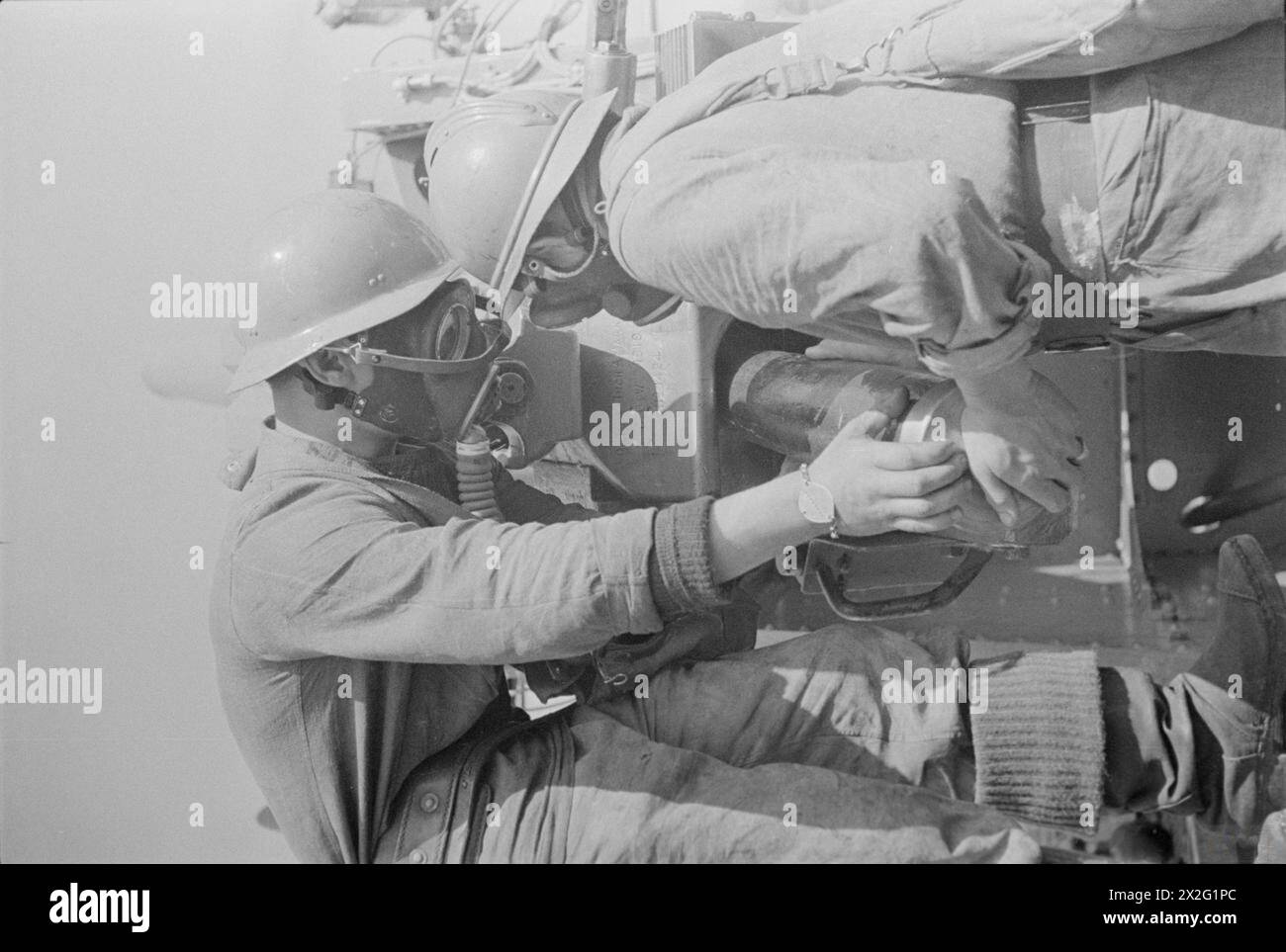 The French sloop Commandant Duboc, manned entirely by Free French ...