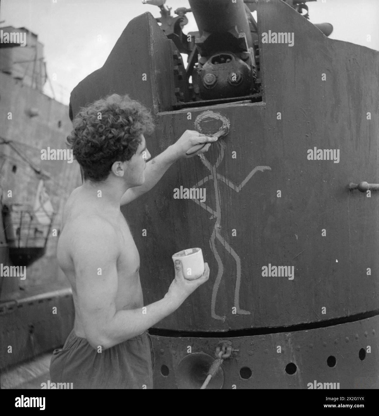 WITH THE EASTERN FLEET. FEBRUARY 1944, TRINCO AND COLOMBO. - On board ...