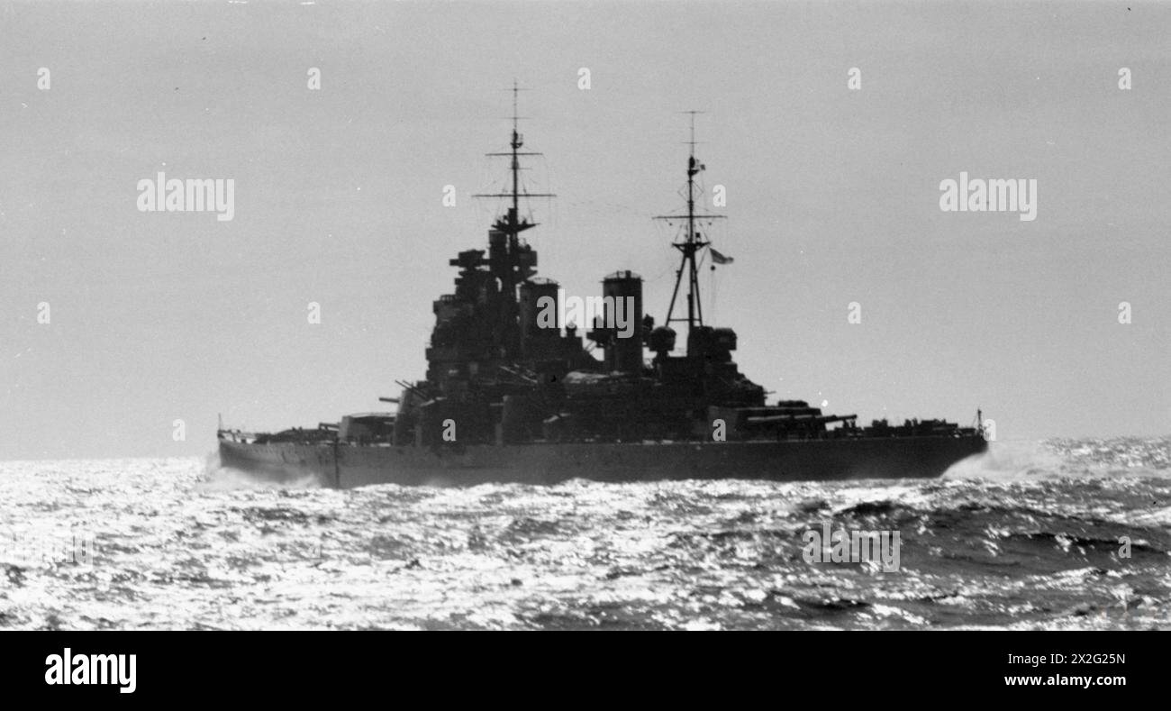 ON BOARD THE AIRCRAFT CARRIER HMS VICTORIOUS ON RUSSIAN CONVOY. 11 TO ...