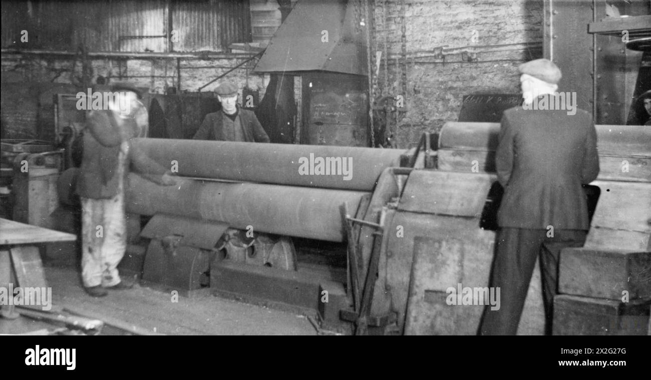 BRITISH SHIPYARD WORKERS. FEBRUARY 1945, MESSRS A R BROWN LTD ...