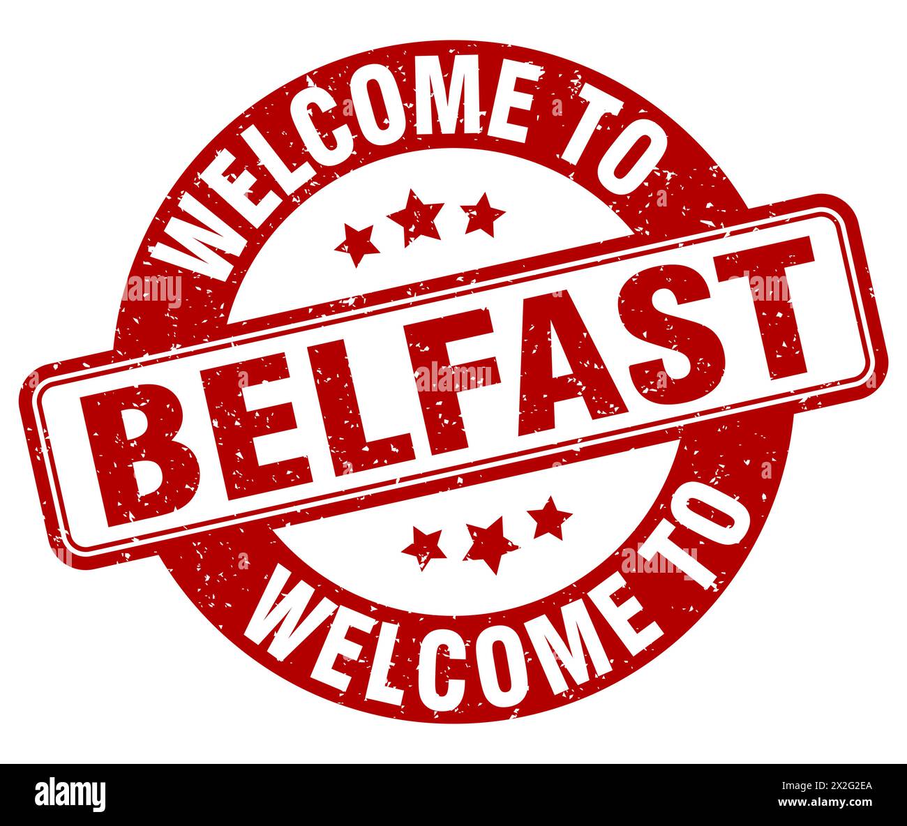 Welcome to Belfast stamp. Belfast round sign isolated on white ...