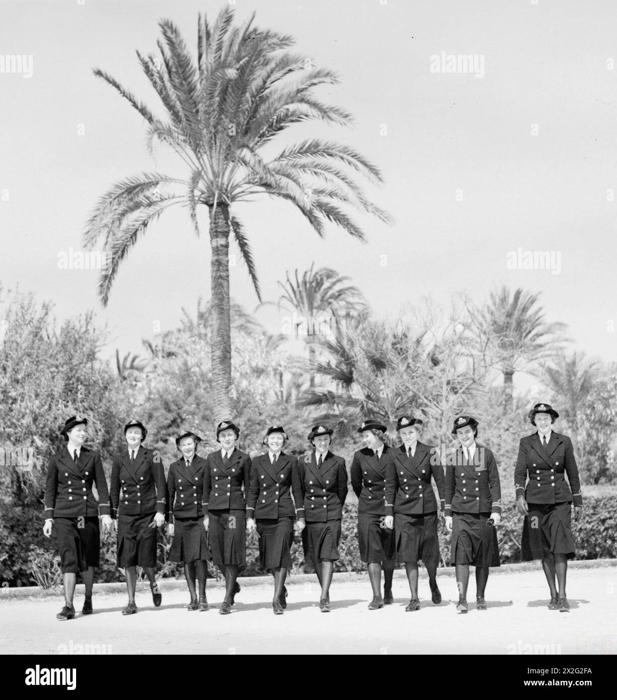 WRENS ARRIVE IN THE MIDDLE EAST. 14 AND 15 MARCH 1942, ALEXANDRIA ...