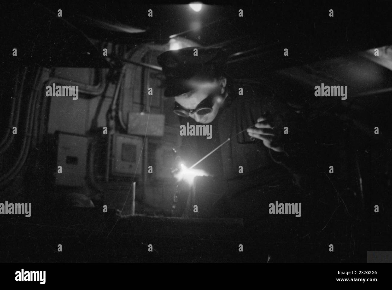 Workers on board hms hi-res stock photography and images - Alamy