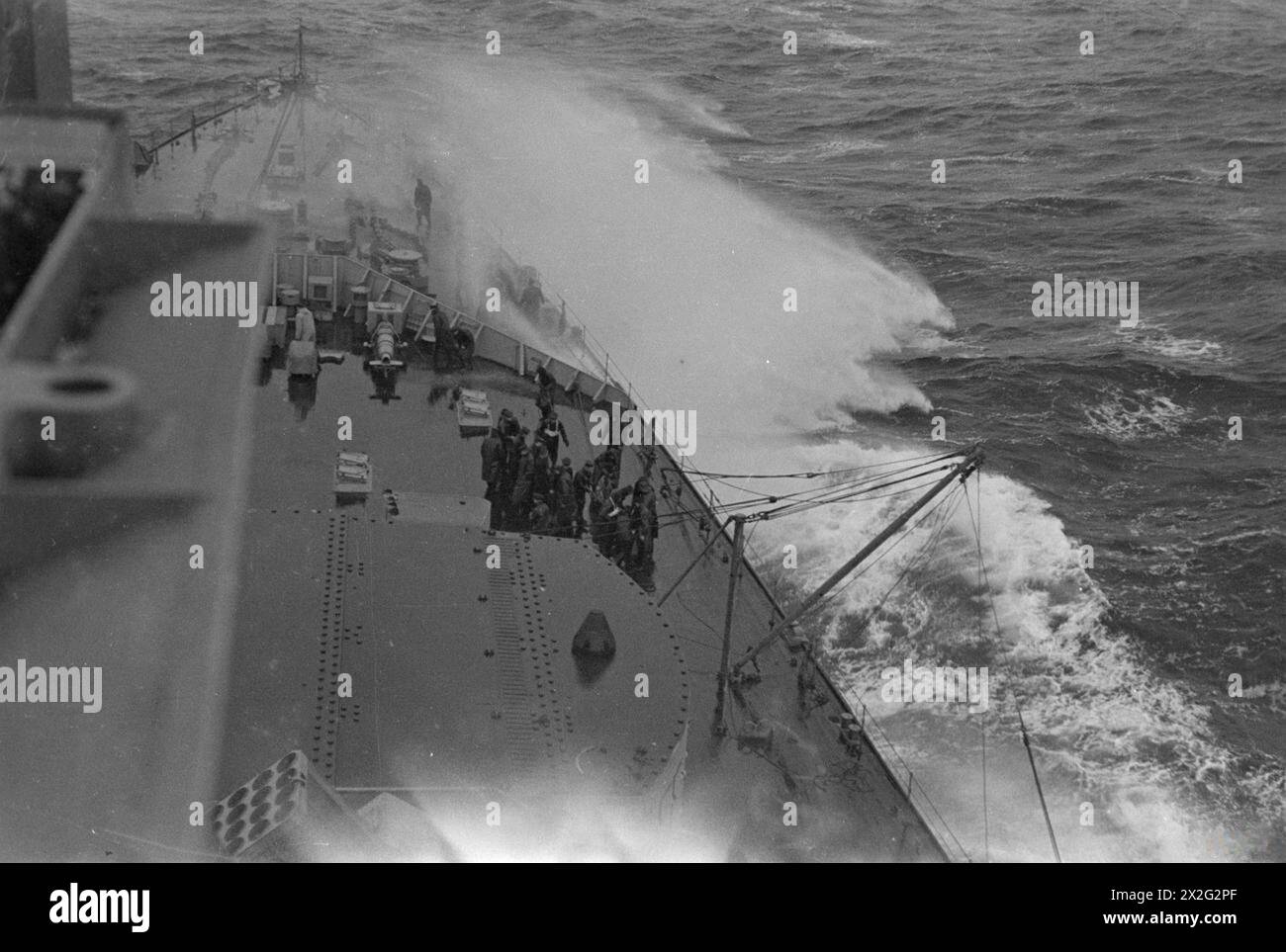 ON BOARD HMS KING GEORGE V ON HER WAY TO AMERICA WITH LORD HALIFAX IN ...