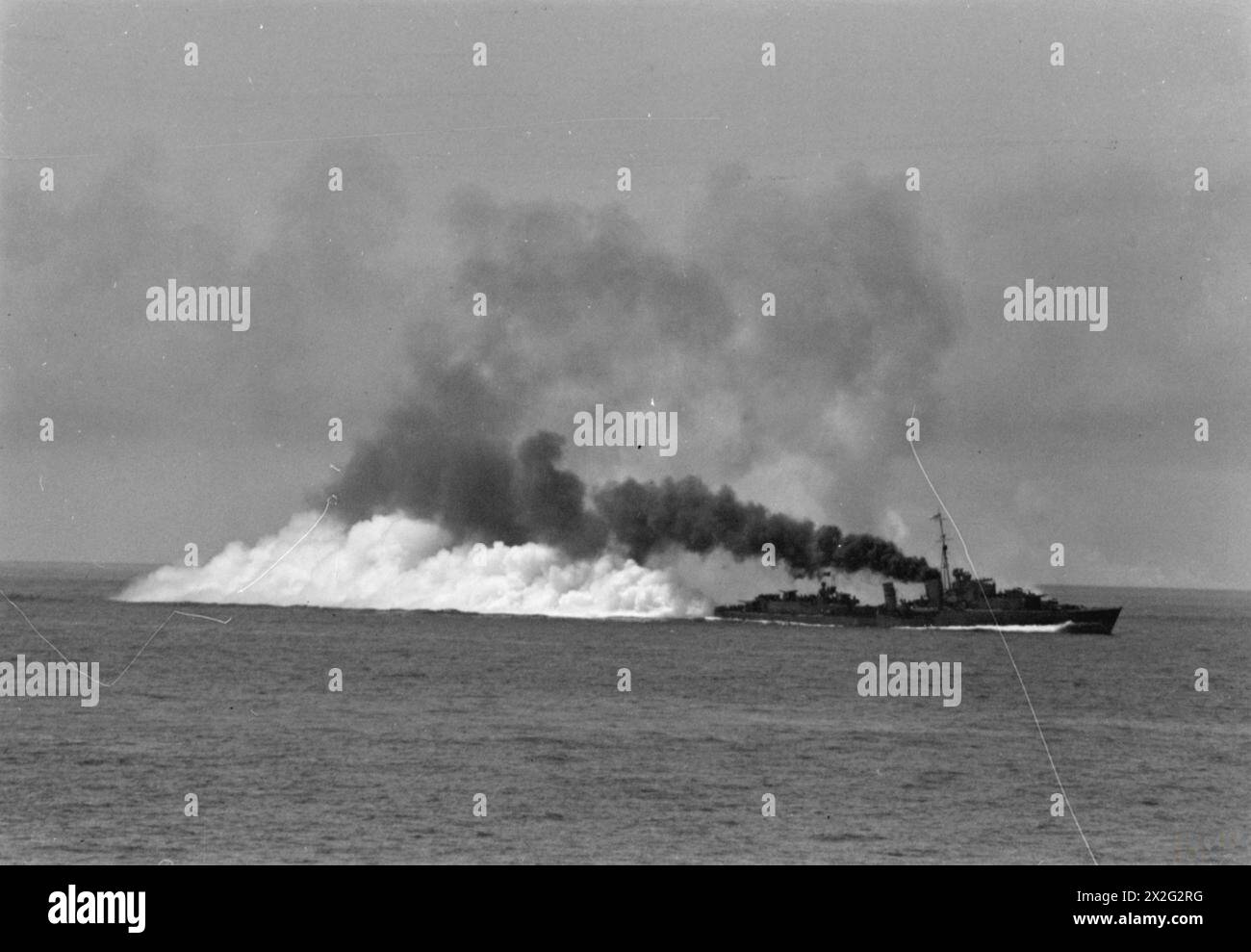 PANTELLARIA BOMBARDED. 9 JUNE 1943, MALTA. FOUR BRITISH CRUISERS AND ...