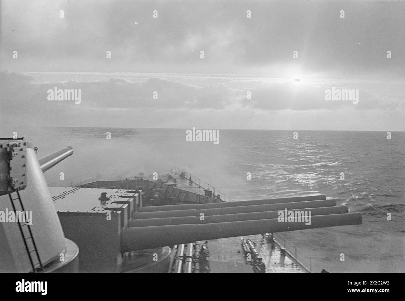 ON BOARD HMS KING GEORGE V ON HER WAY TO AMERICA WITH LORD HALIFAX IN ...