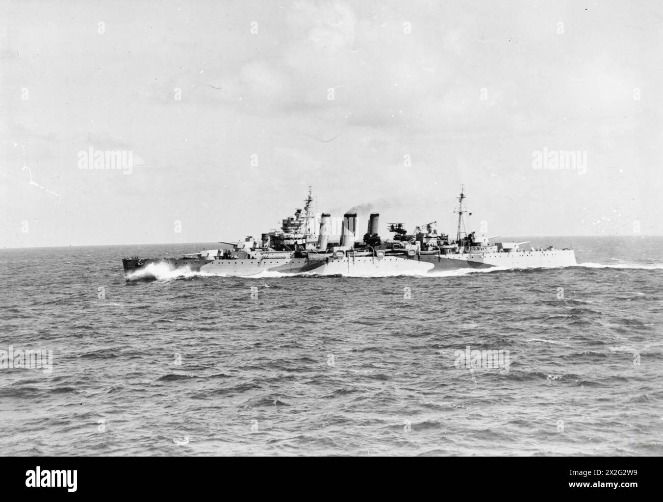 On 14 April 1942, in the South Atlantic near Freetown, HMS Shropshire ...