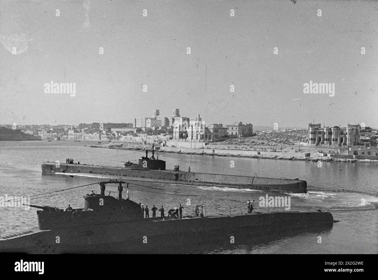 On 4 February 1943, HMS Rorqual returned to harbour at Malta at the ...