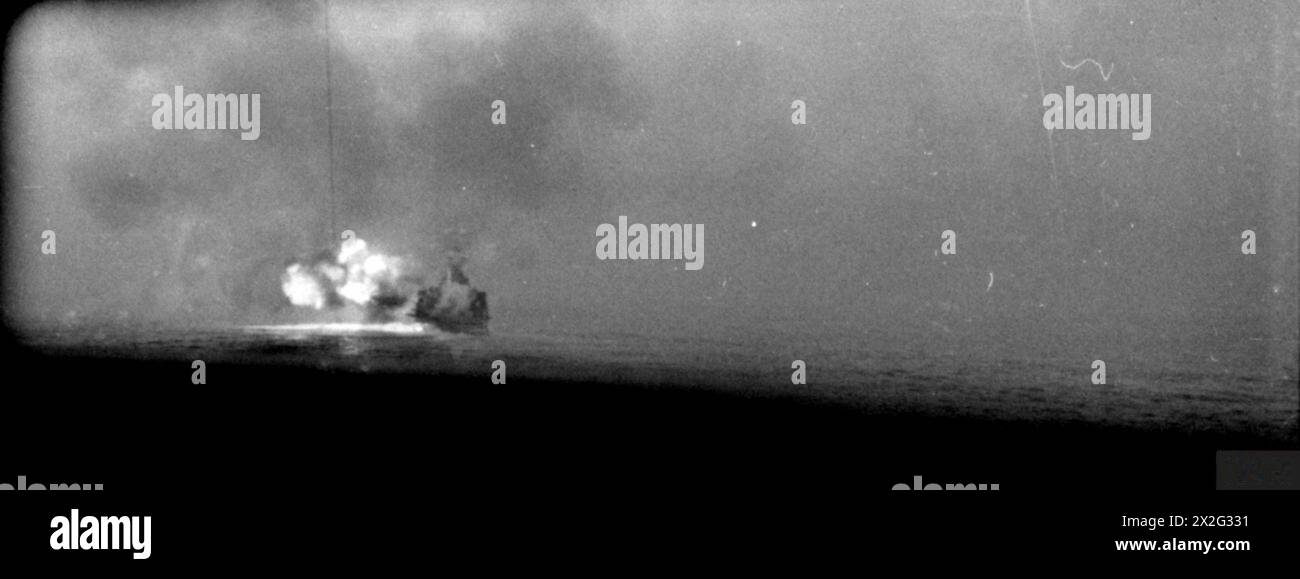 NAVAL FORCES THAT TOOK PART IN THE BOMBARDMENT OF GENOA, 9 FEBRUARY ...