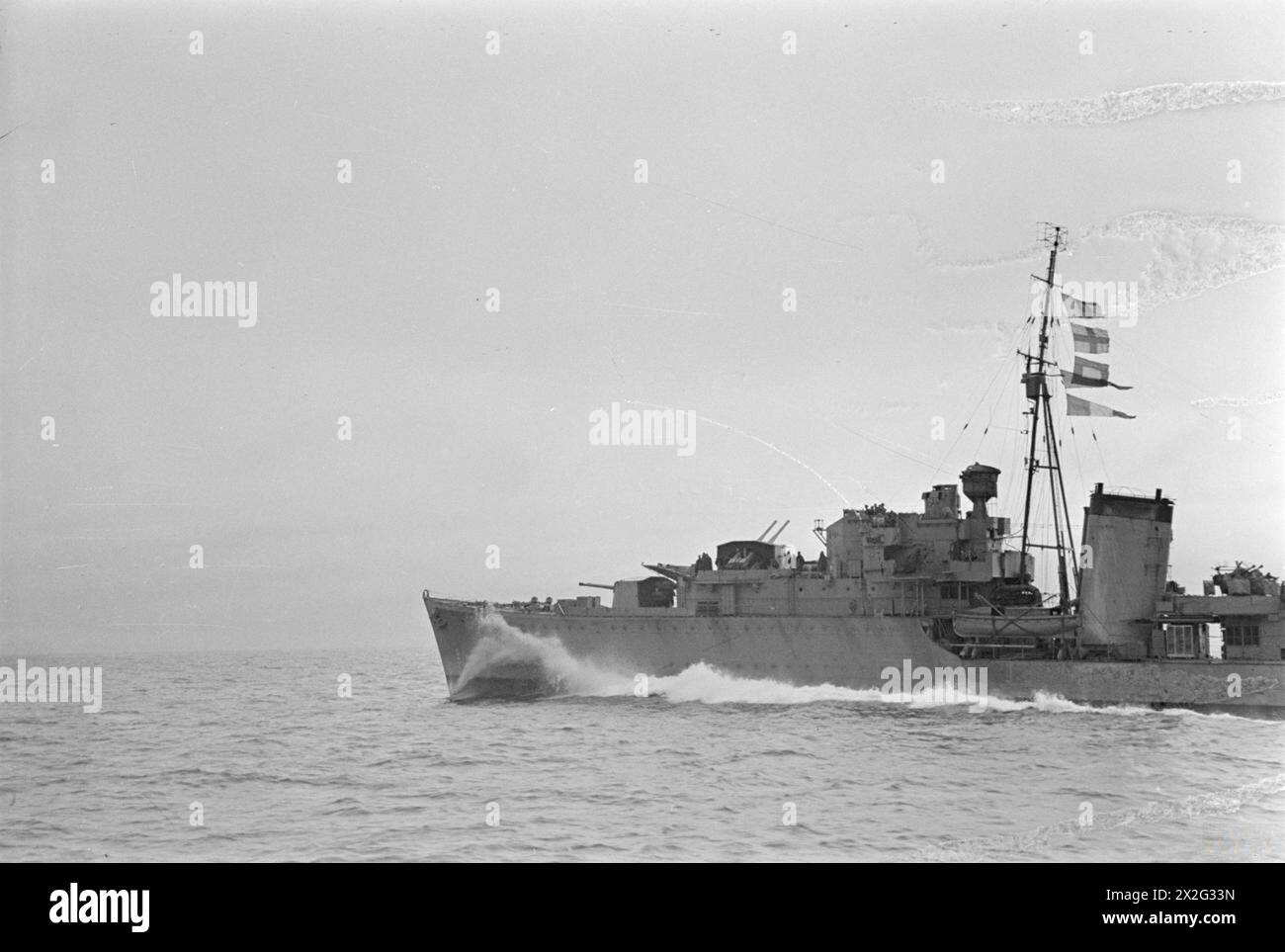 ON BOARD THE DESTROYER HMS KELVIN. APRIL 1941, AT SEA. - The Flotilla ...