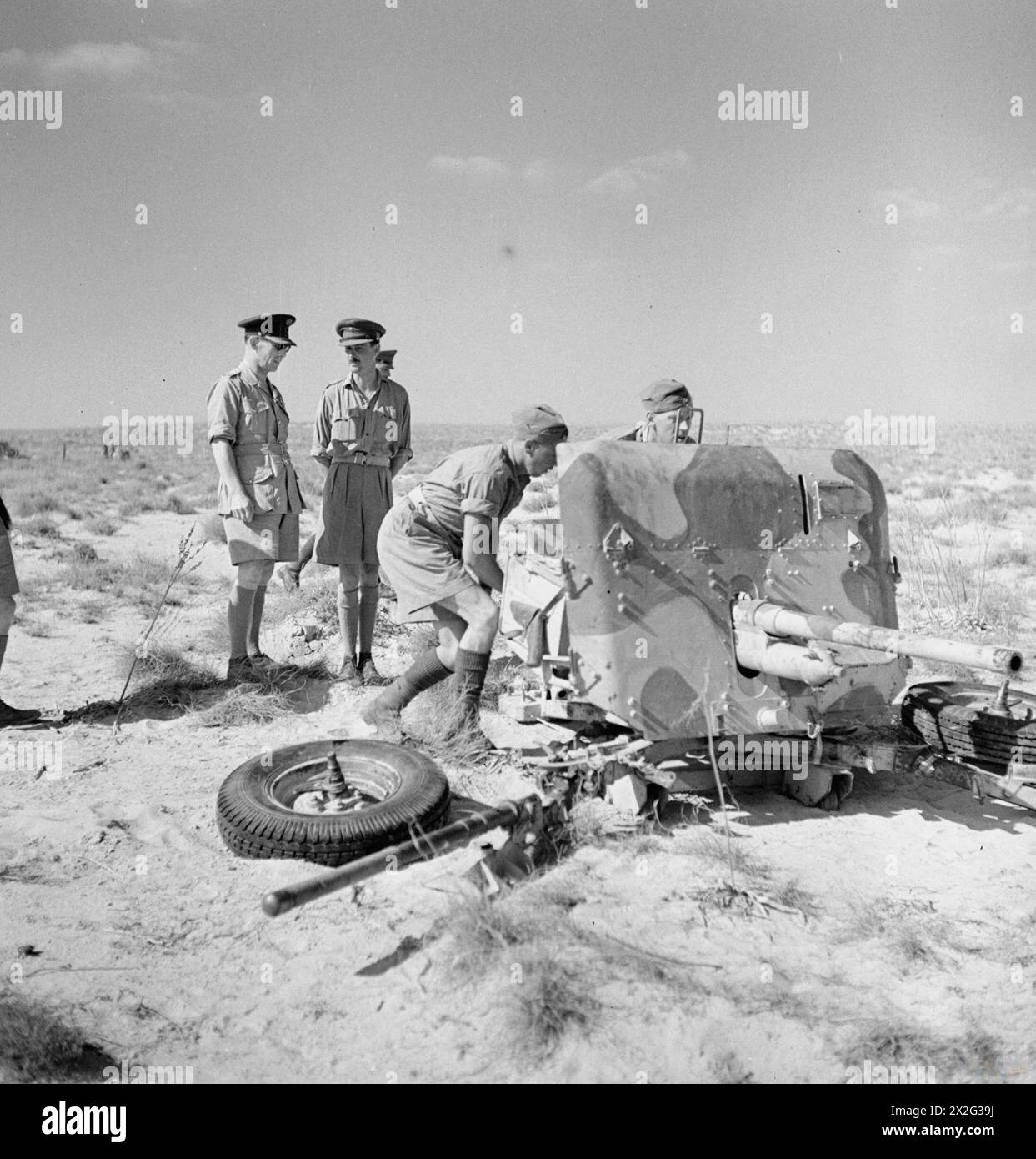 On 14 May 1942, King George of the Hellenes observed an anti-tank gun ...
