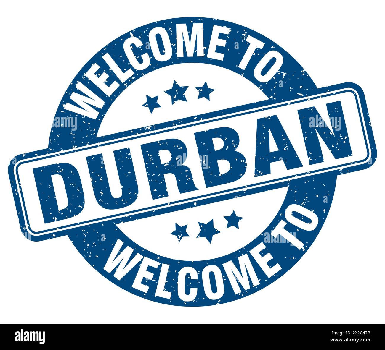 Welcome to Durban stamp. Durban round sign isolated on white background ...