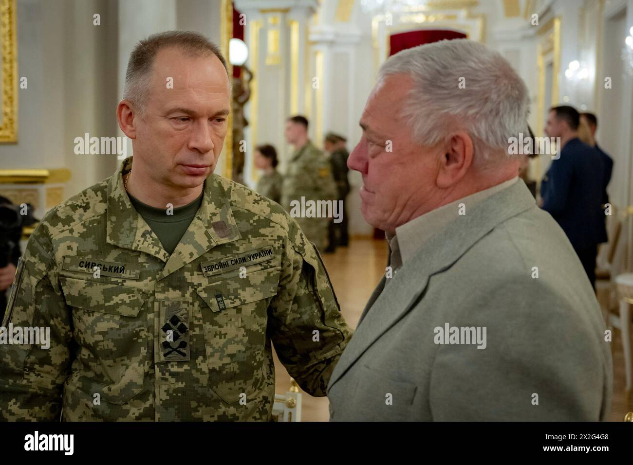 Kyiv, Ukraine. 22nd Apr, 2024. Ukrainian Armed Forces Commander-in ...