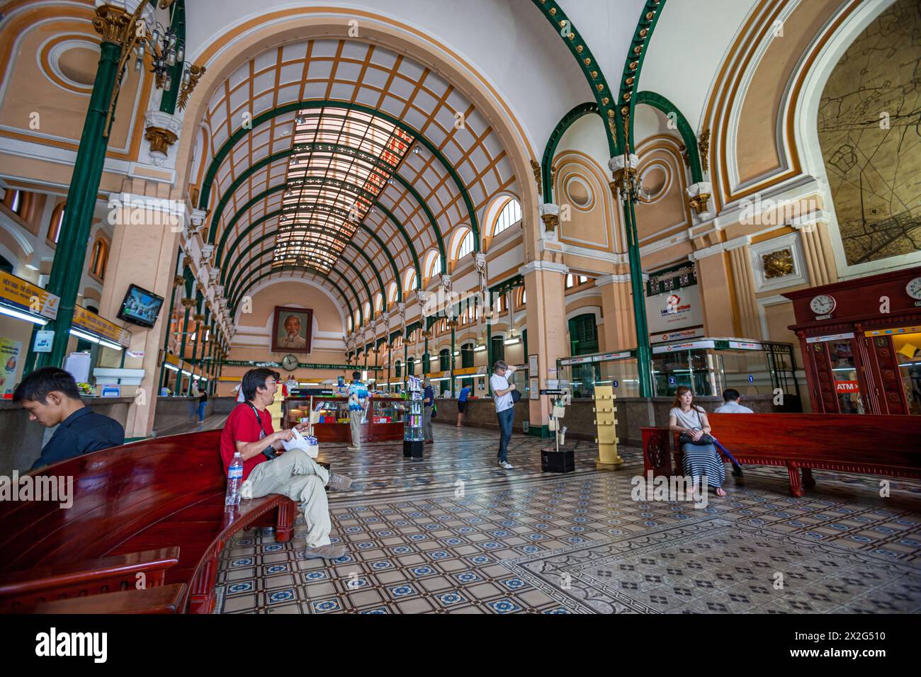 Vietnam, Ho Chi Minh City, Saigon, Old colonial architecture, Post ...