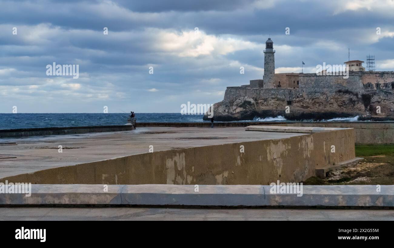 Havana malecon morro castle hi-res stock photography and images - Alamy