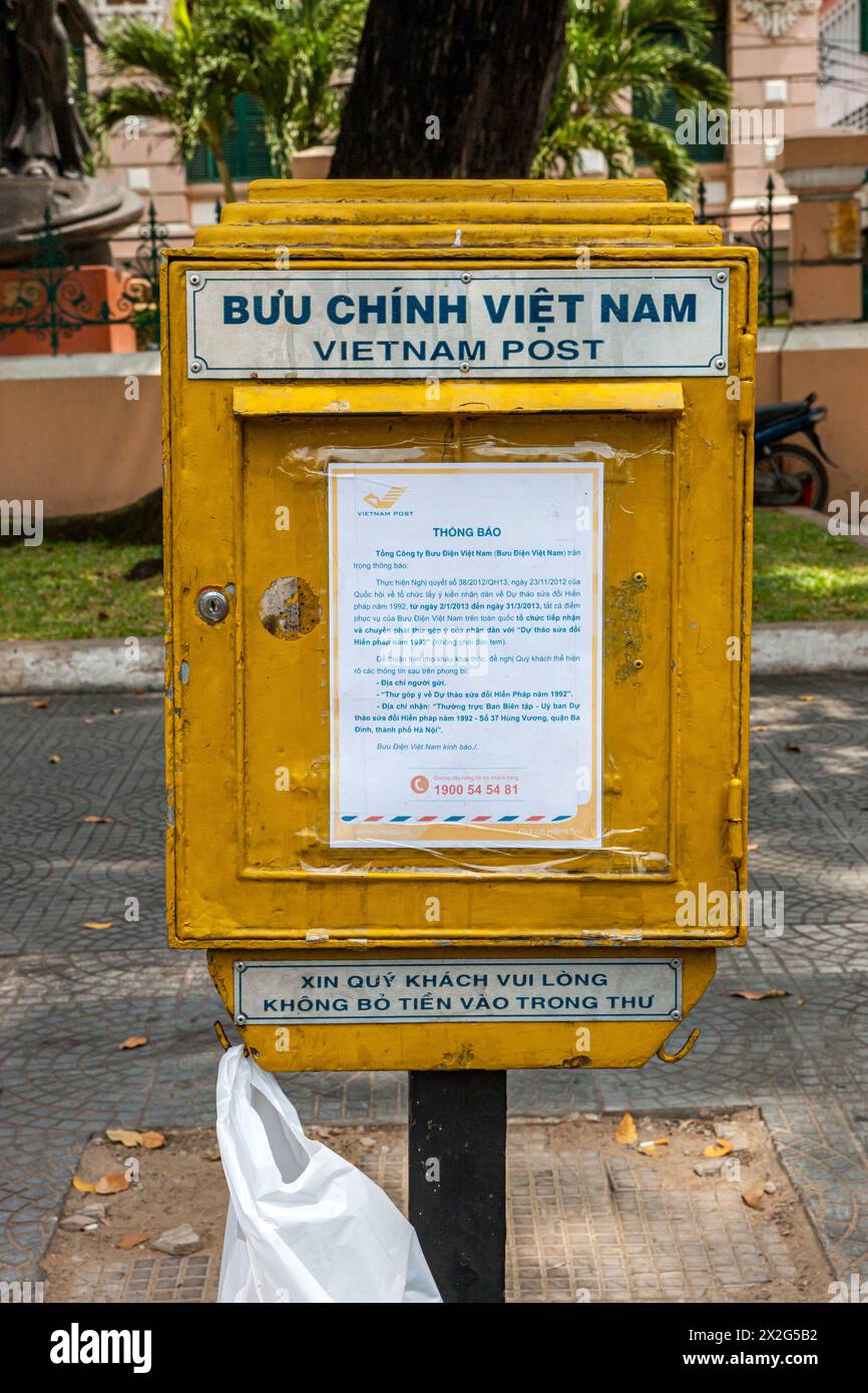 Vietnam, Ho Chi Minh City, Saigon, Old colonial architecture, Post ...