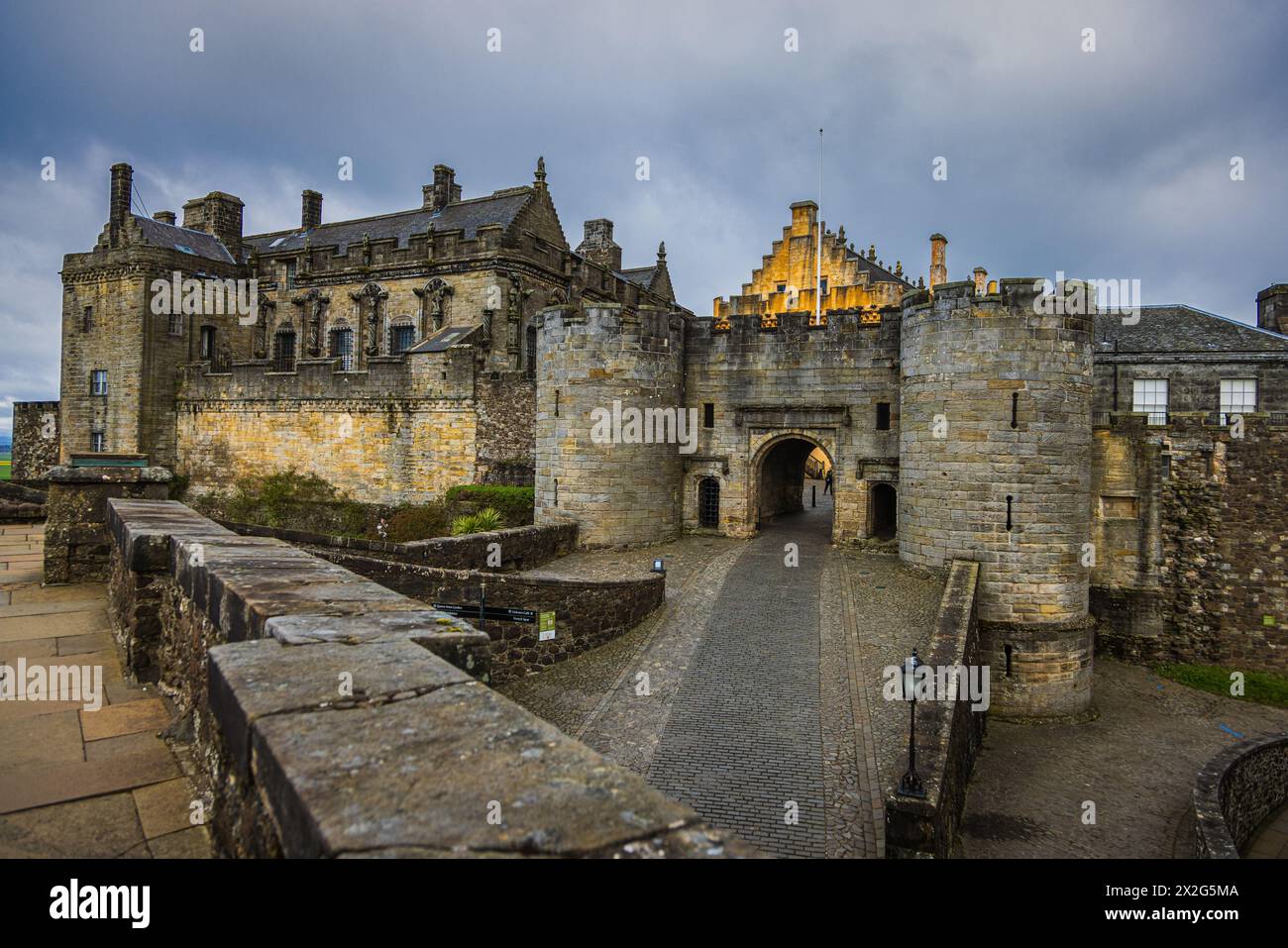 Stirling Castle entrance Stock Photo - Alamy