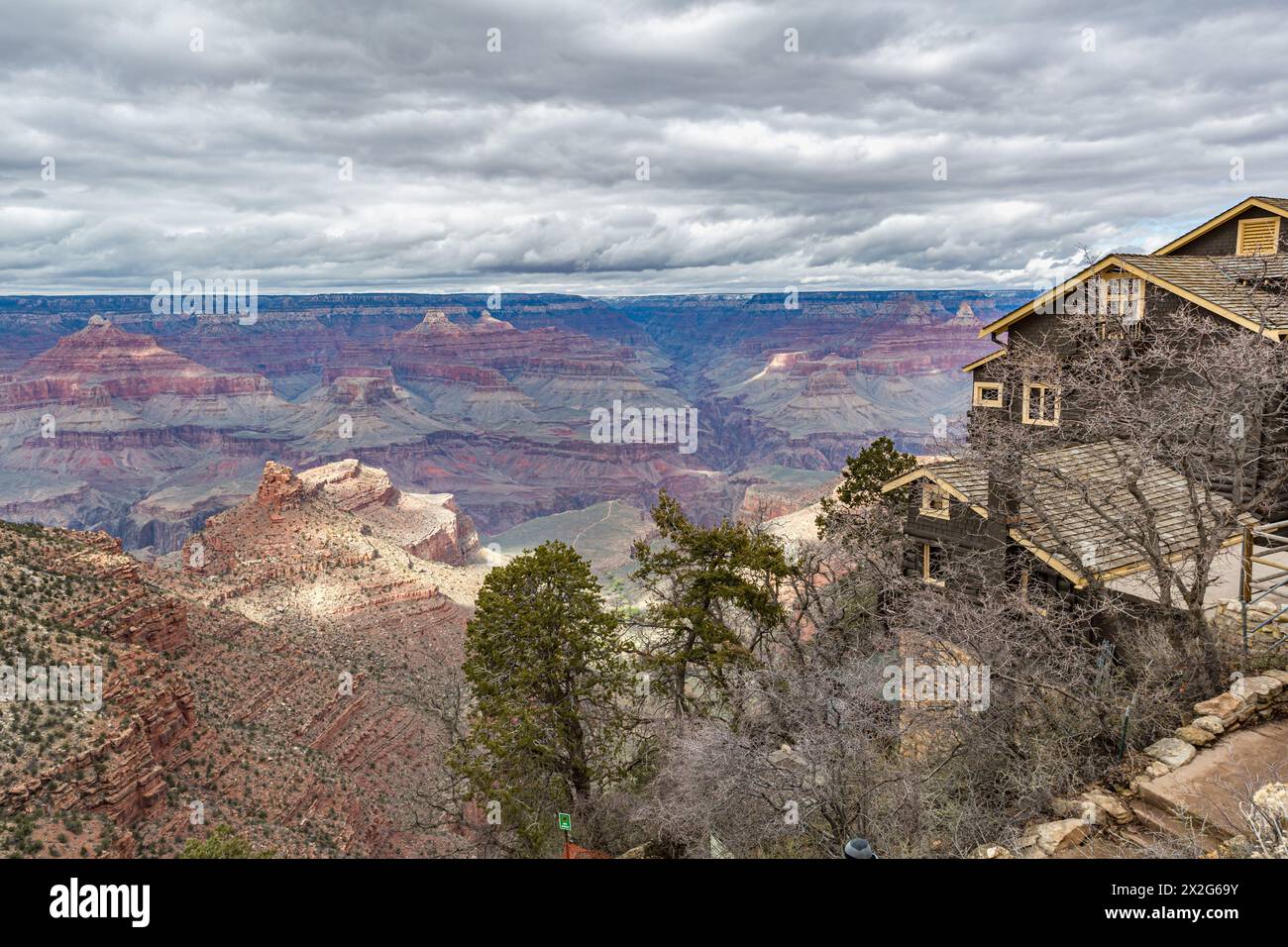 Famous historic Kolb Studio on the South Rim of Grand Canyon National ...