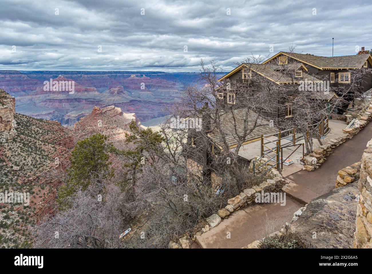 Famous historic Kolb Studio on the South Rim of Grand Canyon National ...