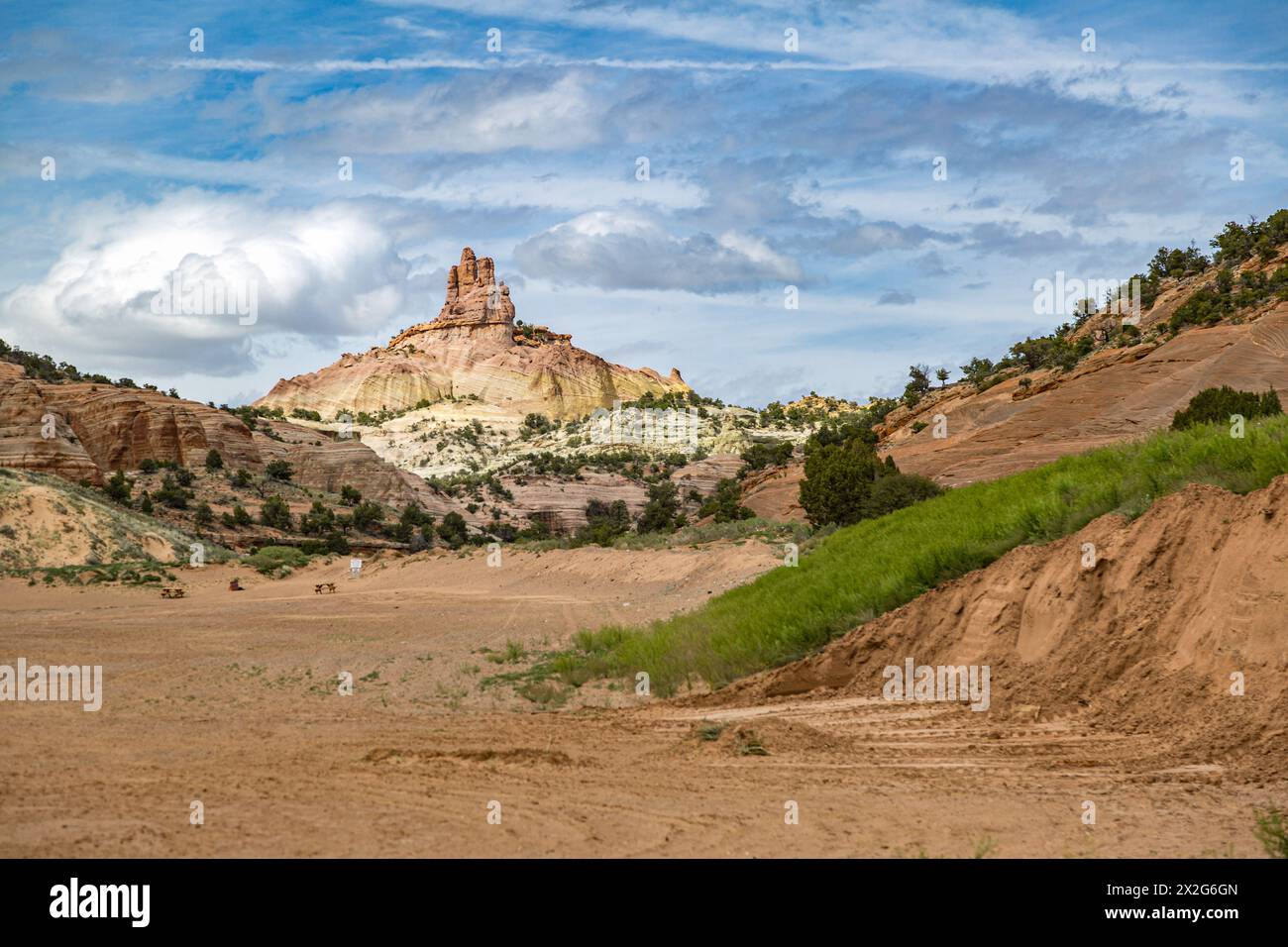 Church Rock sandstone rock formation in Red Rock Park at Churchrock ...