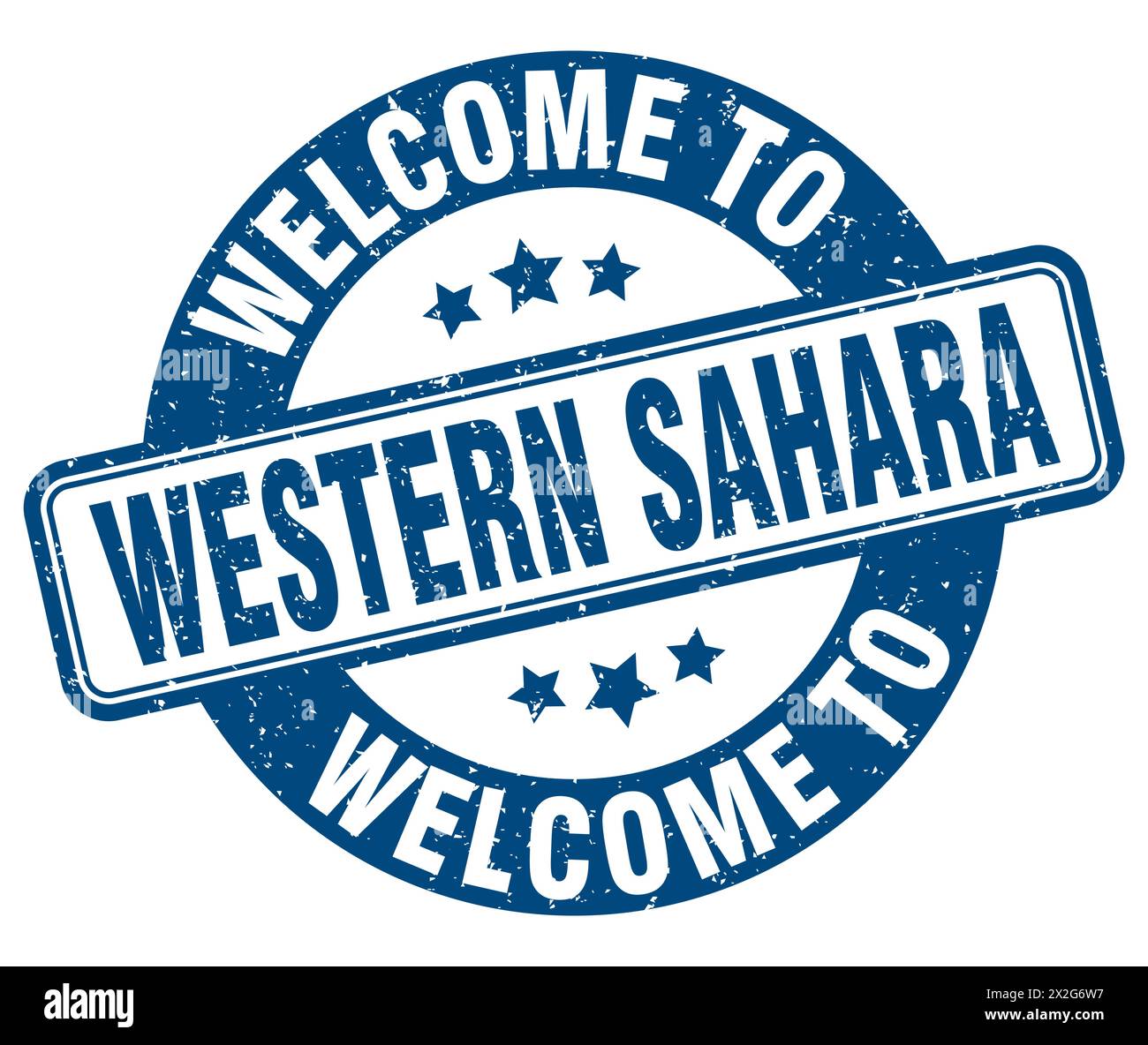 Welcome to Western Sahara stamp. Western Sahara round sign isolated on ...