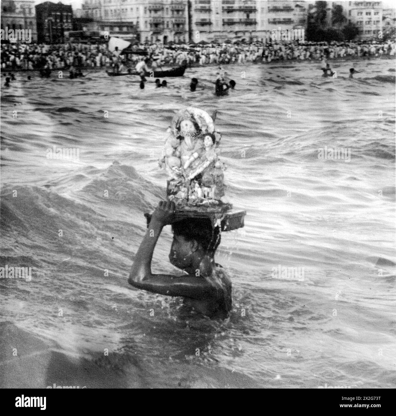 Ganesh Chaturthi - Kolkata (Calcutta), India, 1950s Stock Photo - Alamy