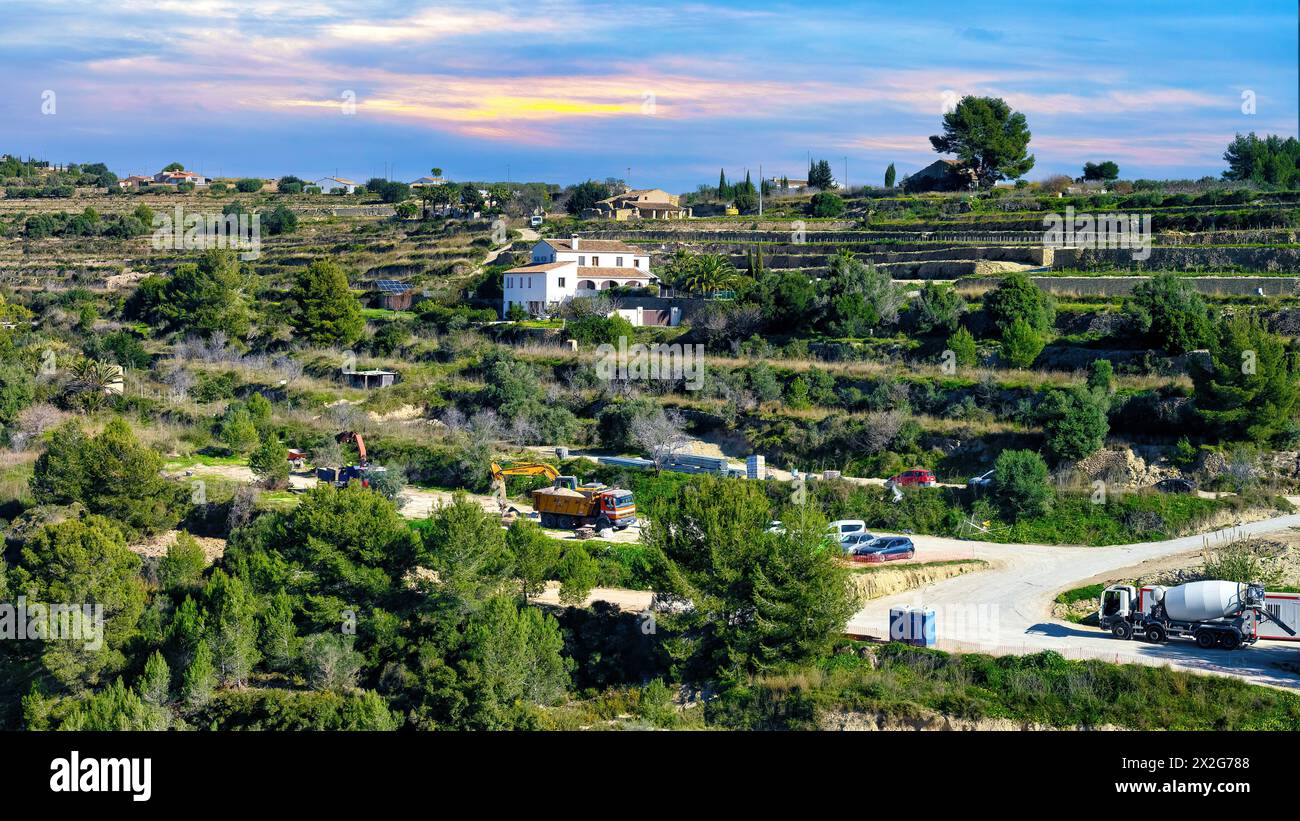 Scenic semi rural landscape hi-res stock photography and images - Alamy