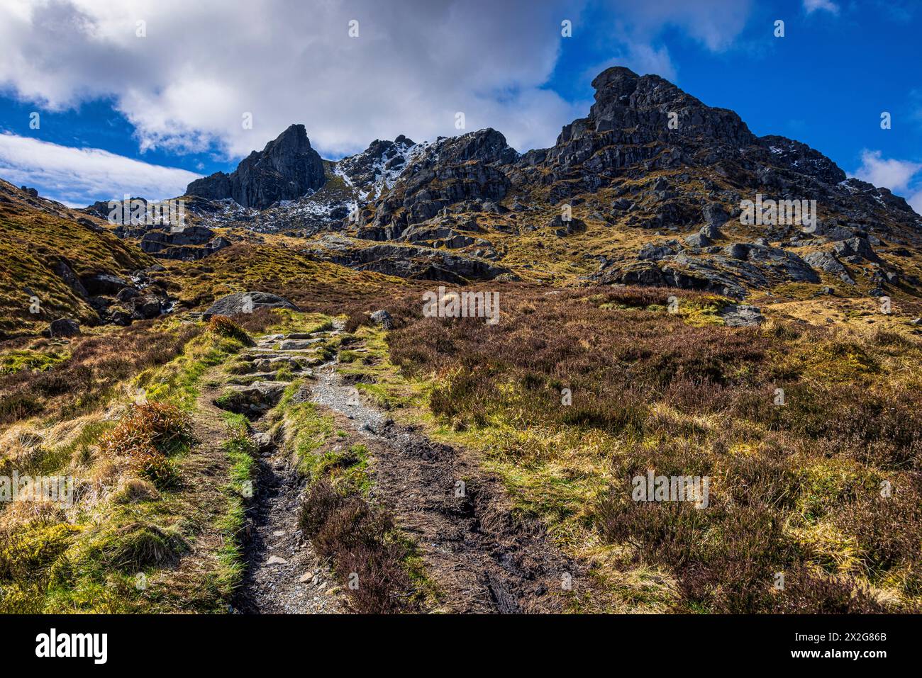 Ben Arthur, also known as The Cobbler, in the Arrochar Alps, Scotland Stock Photo - Alamy