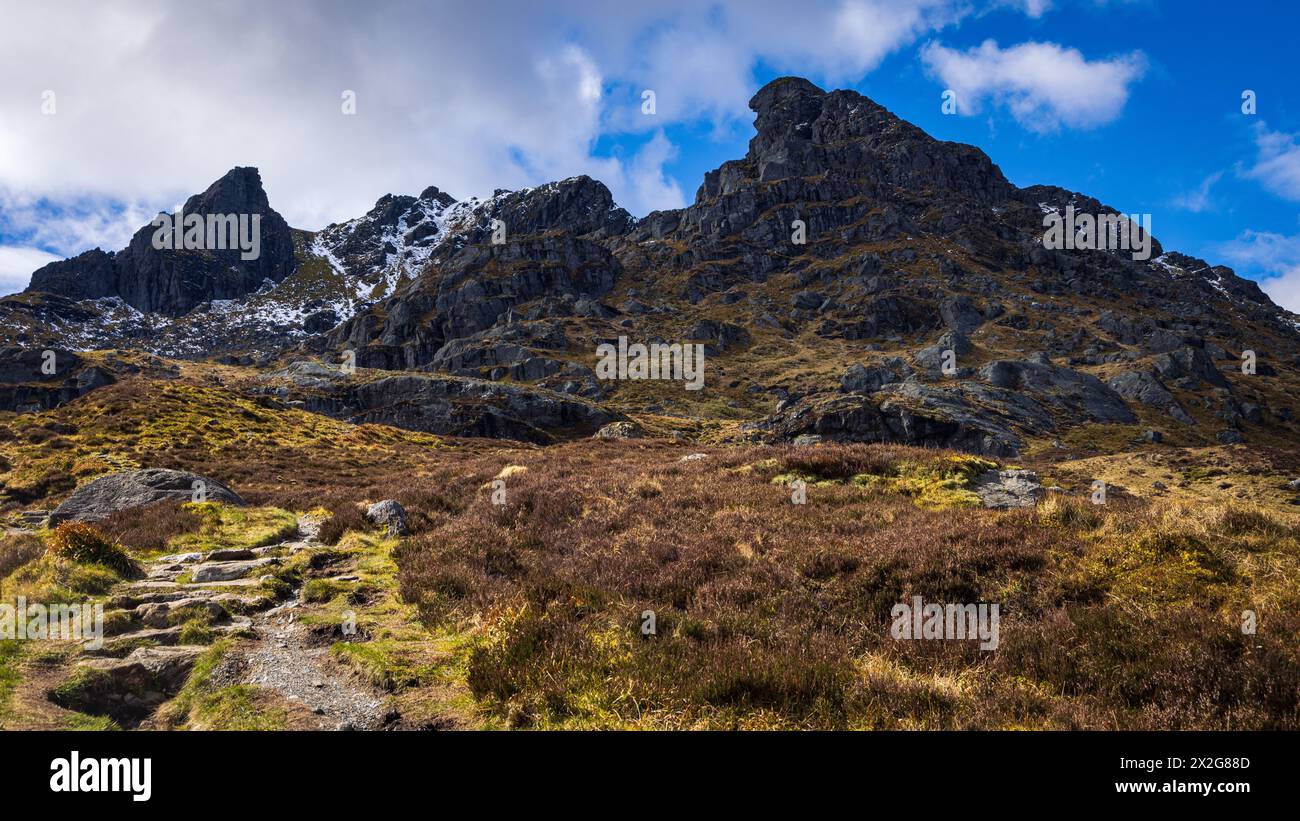 Ben Arthur, also known as The Cobbler, in the Arrochar Alps, Scotland Stock Photo - Alamy