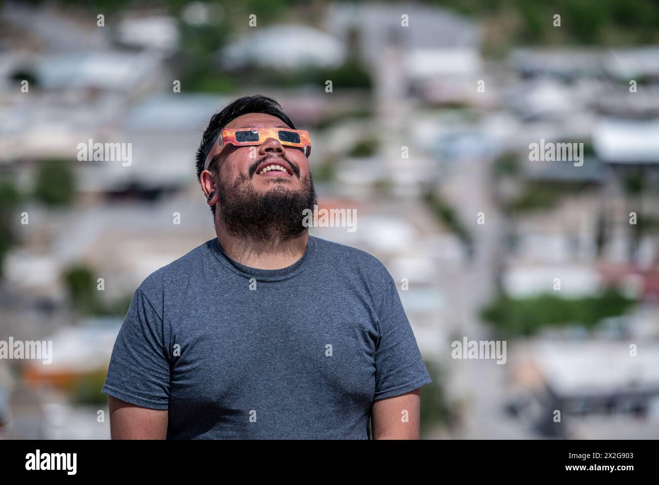 Eclipse 2024 , Nazas Mexico Stock Photo - Alamy