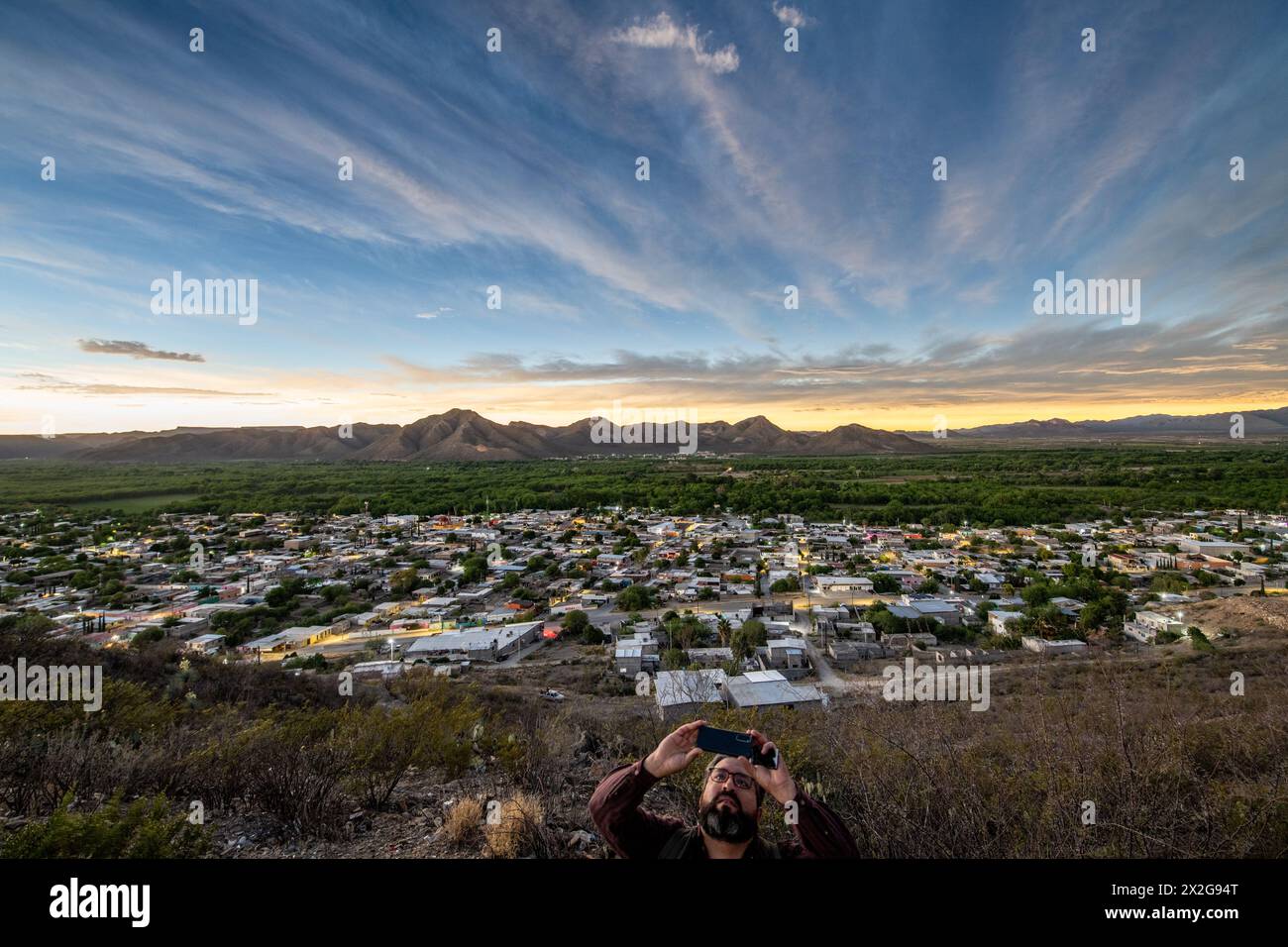 Eclipse 2024 , Nazas Mexico Stock Photo - Alamy
