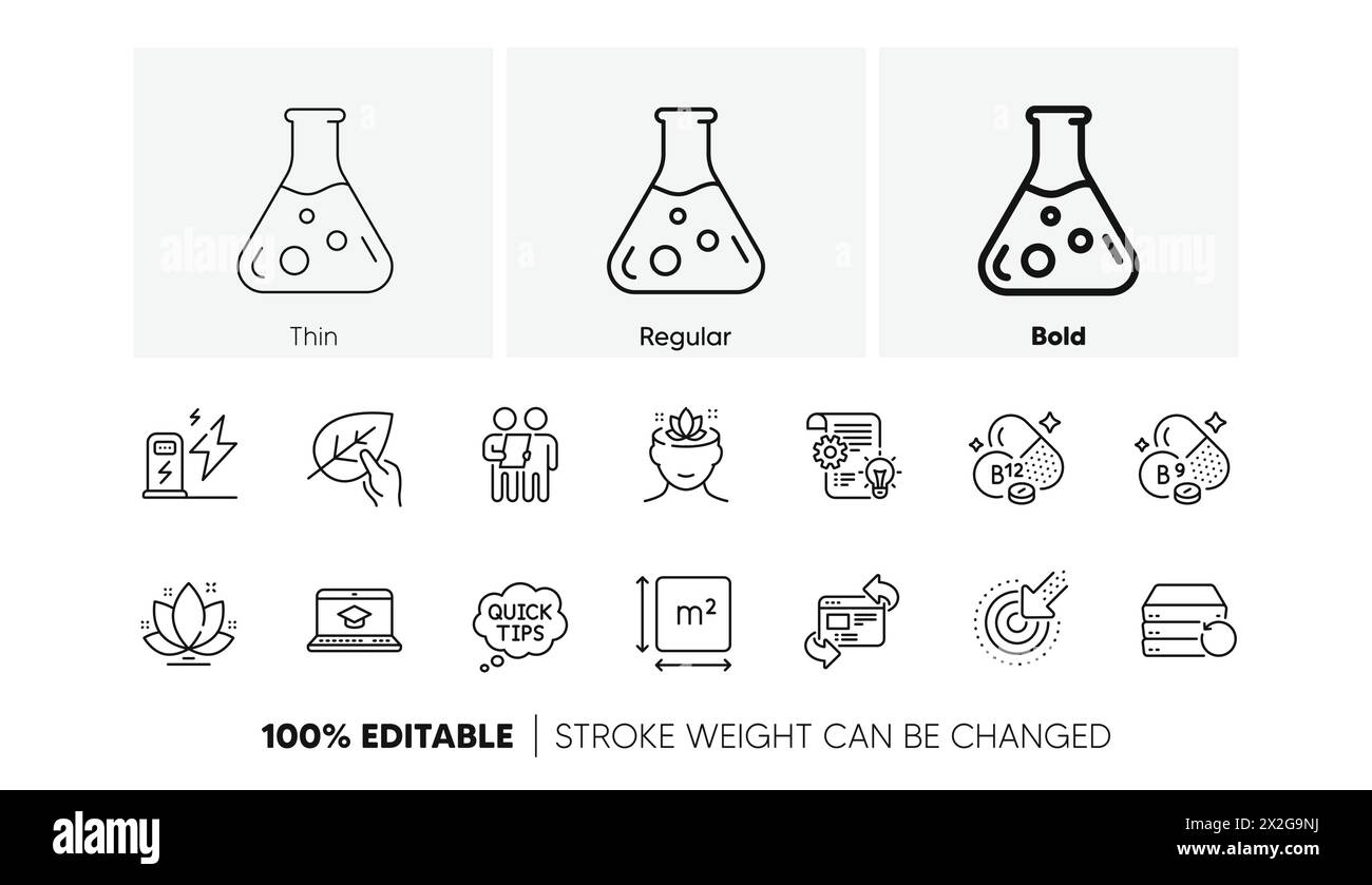 Lotus, Survey and Website education line icons. For web app, printing. Line icons. Vector Stock ...