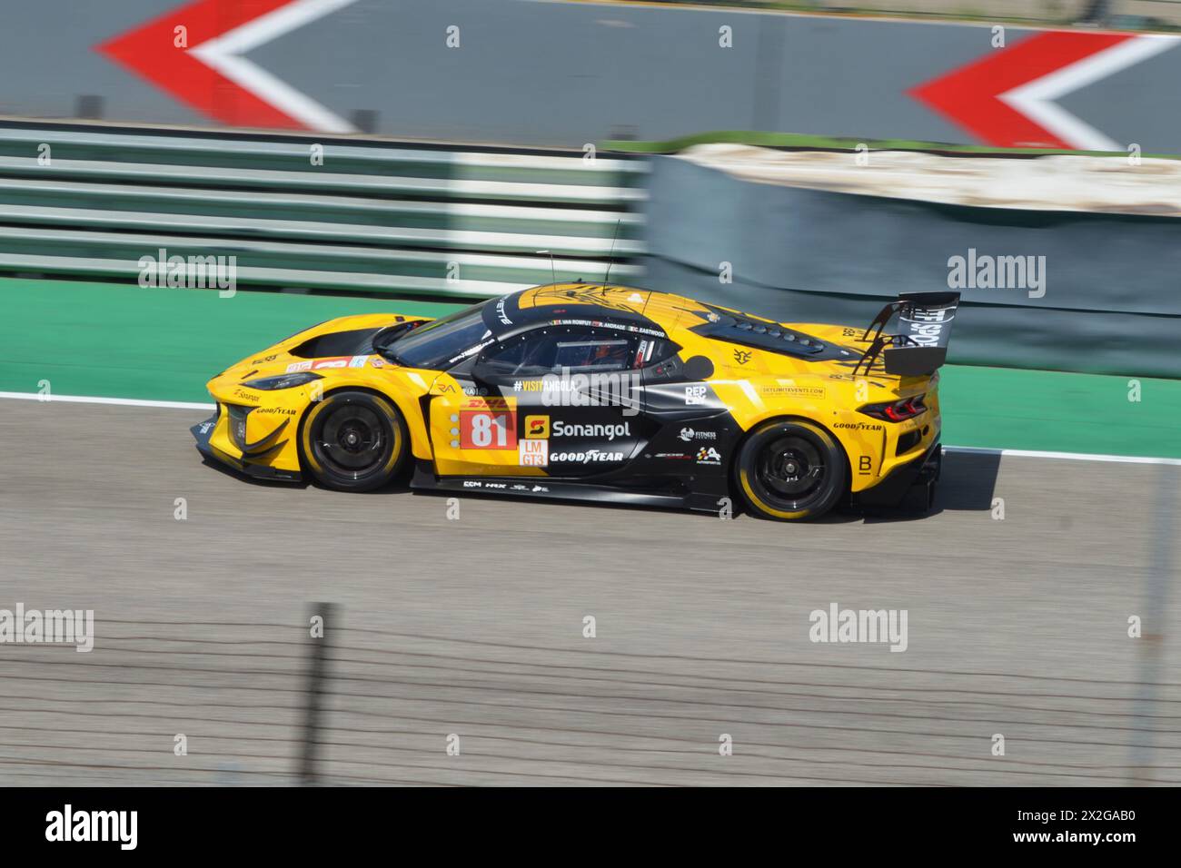 Imola, 21 April 2024: Corvette in action at WEC FIA World Endurance ...
