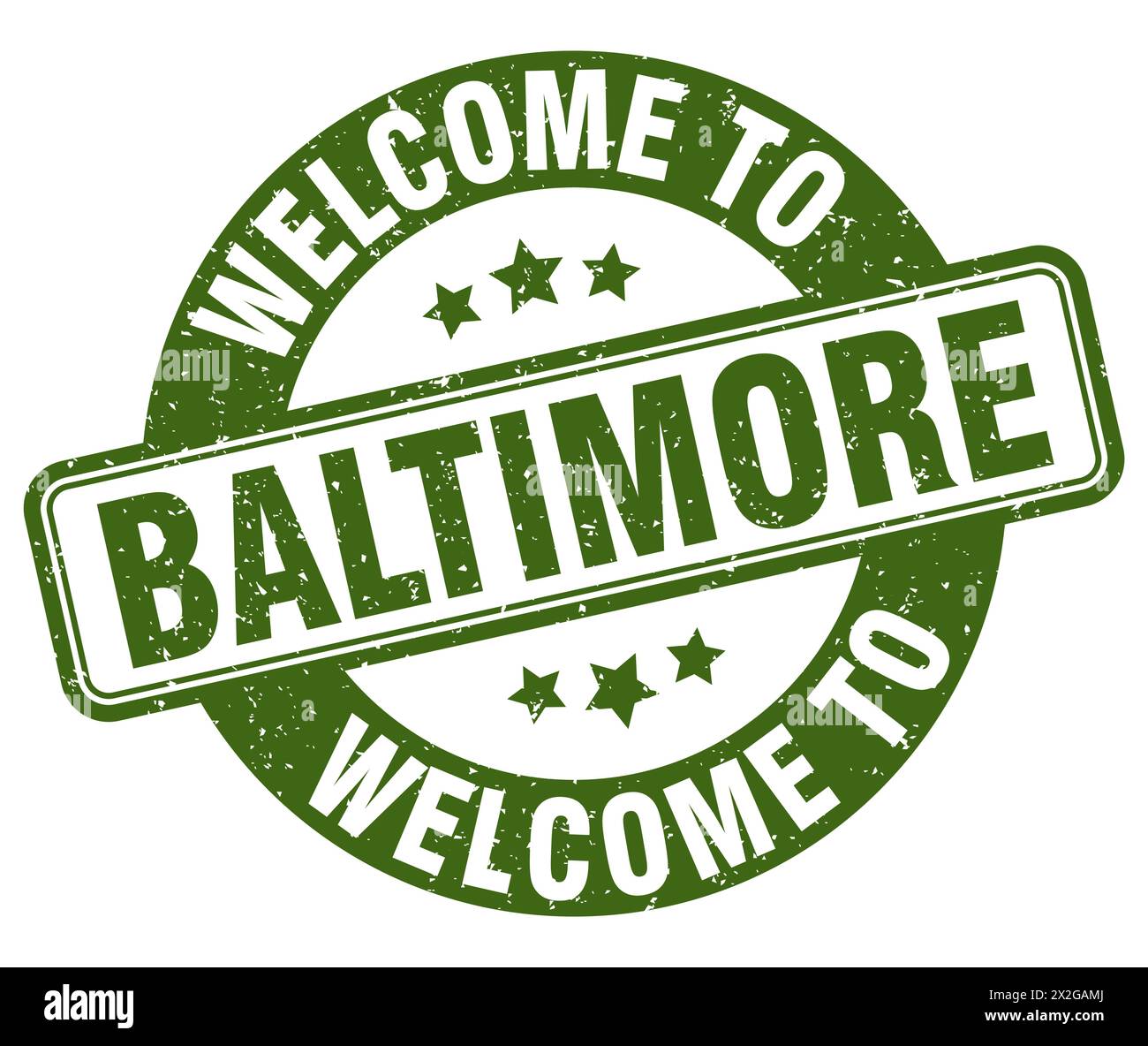 Welcome to Baltimore stamp. Baltimore round sign isolated on white ...