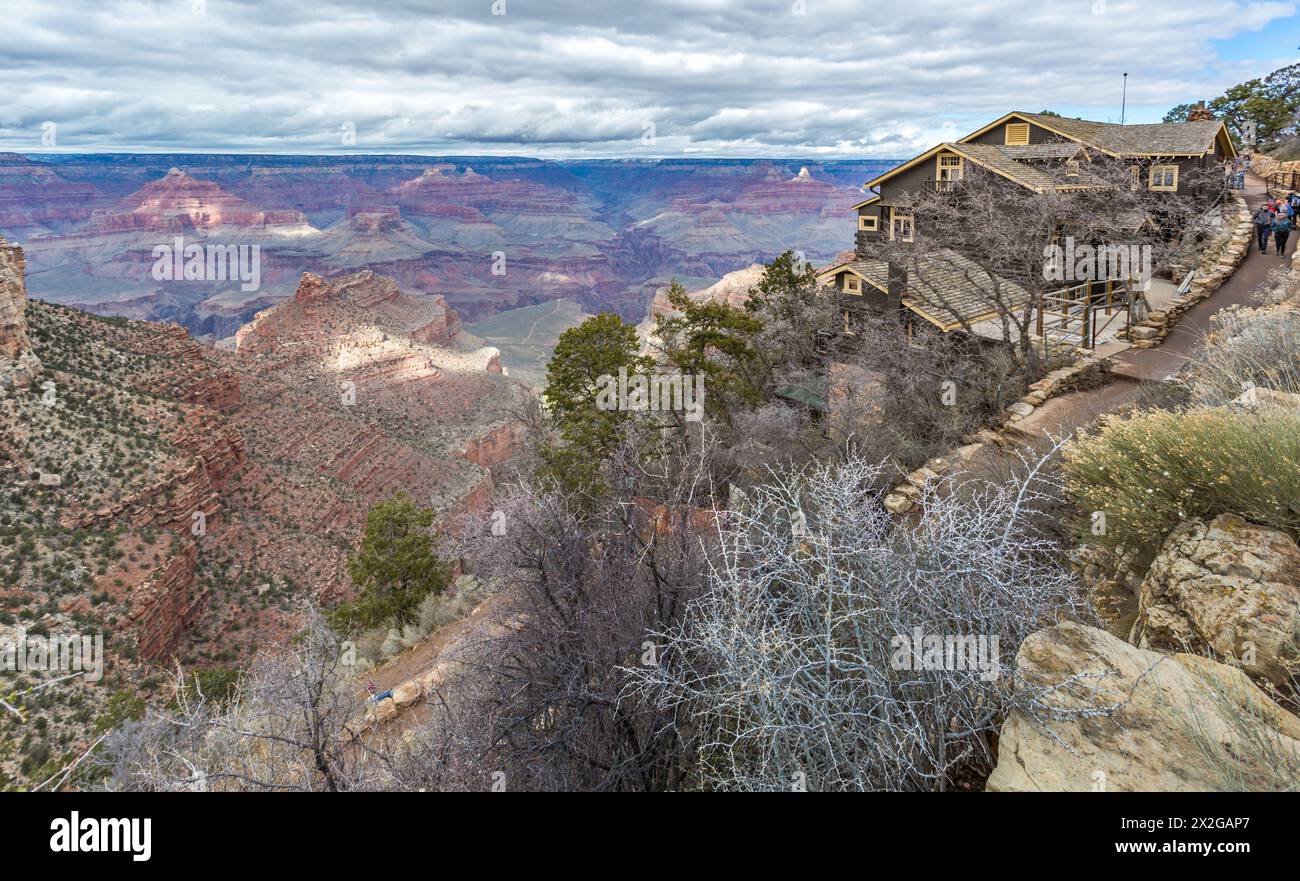 Famous historic Kolb Studio on the South Rim of Grand Canyon National ...