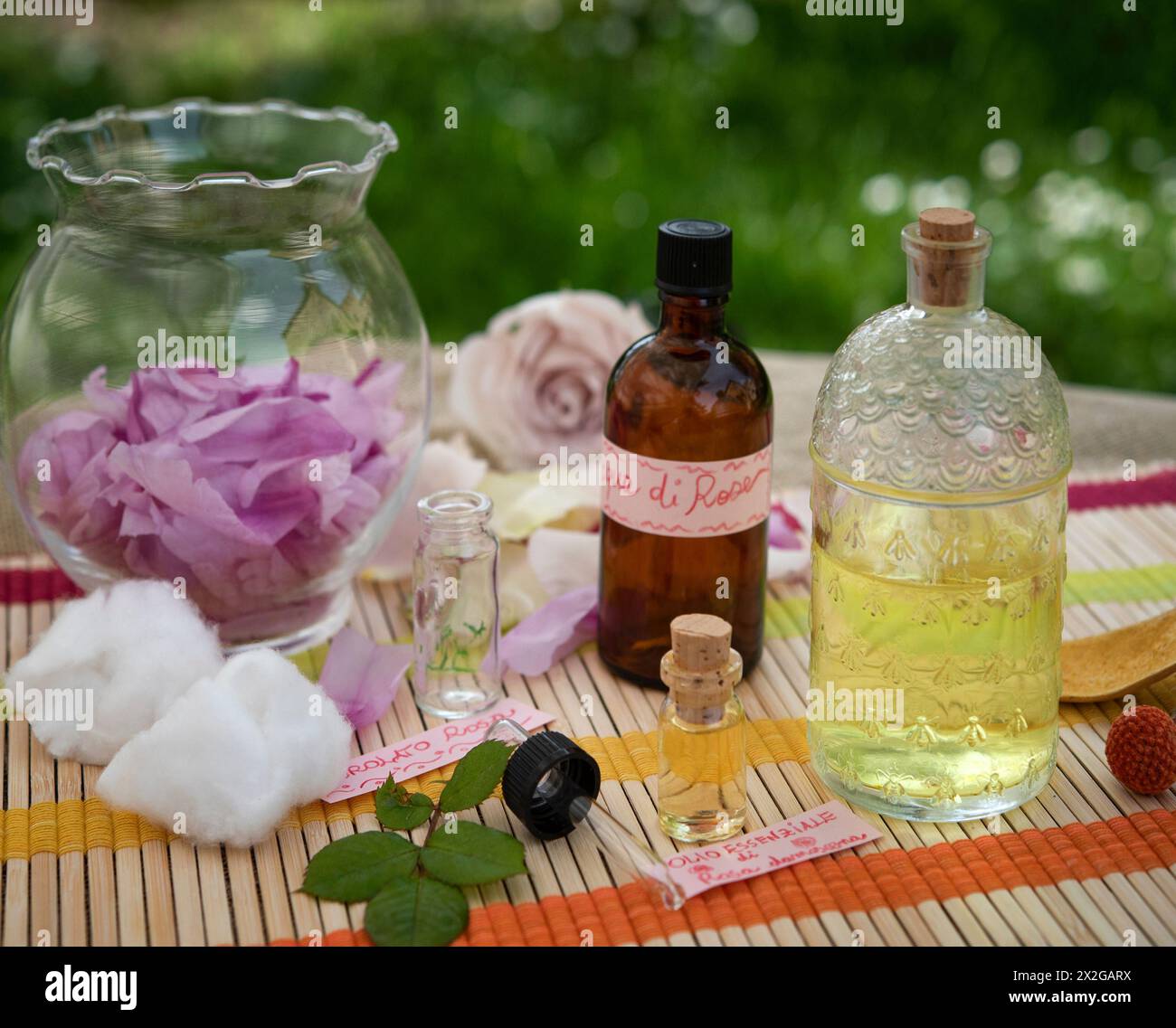 Essential rose oil is used for its relaxant, de-stressing and mood ...