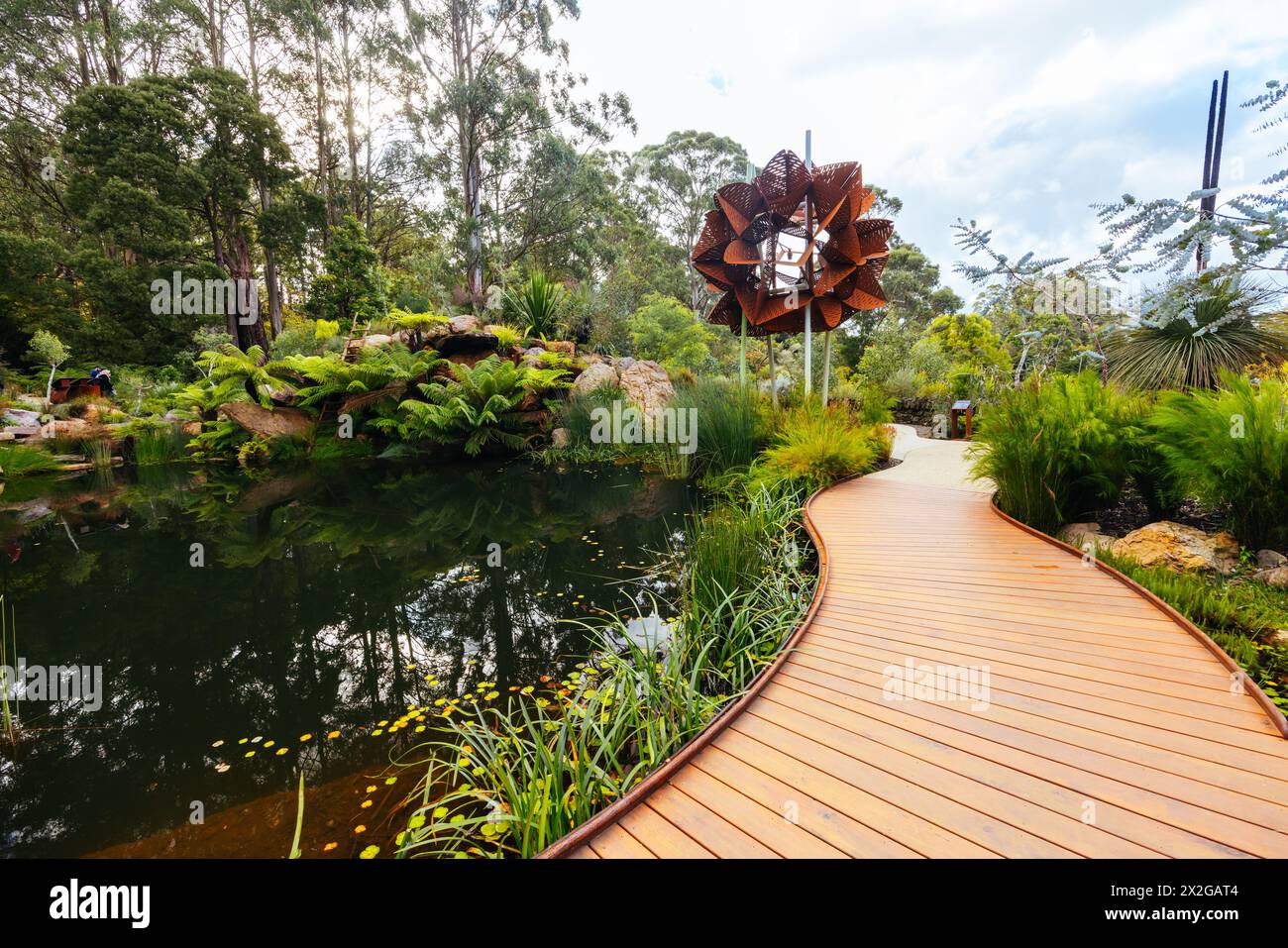 Dandenong Ranges Botanic Garden in Olinda Australia Stock Photo - Alamy