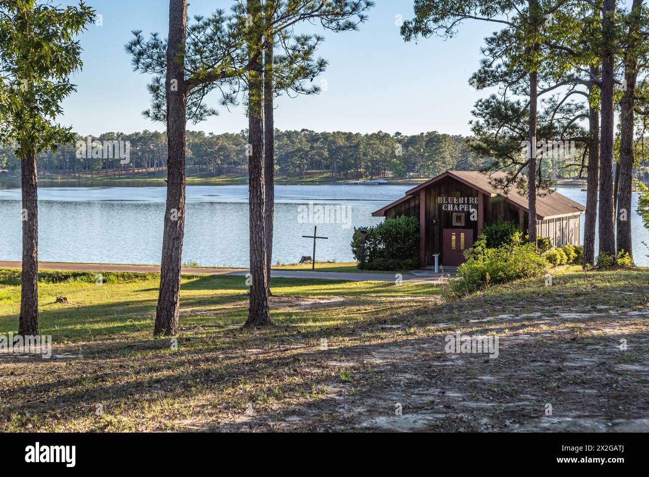 Bluebird Chapel in the group camping area of Paul B. Johnson State Park ...