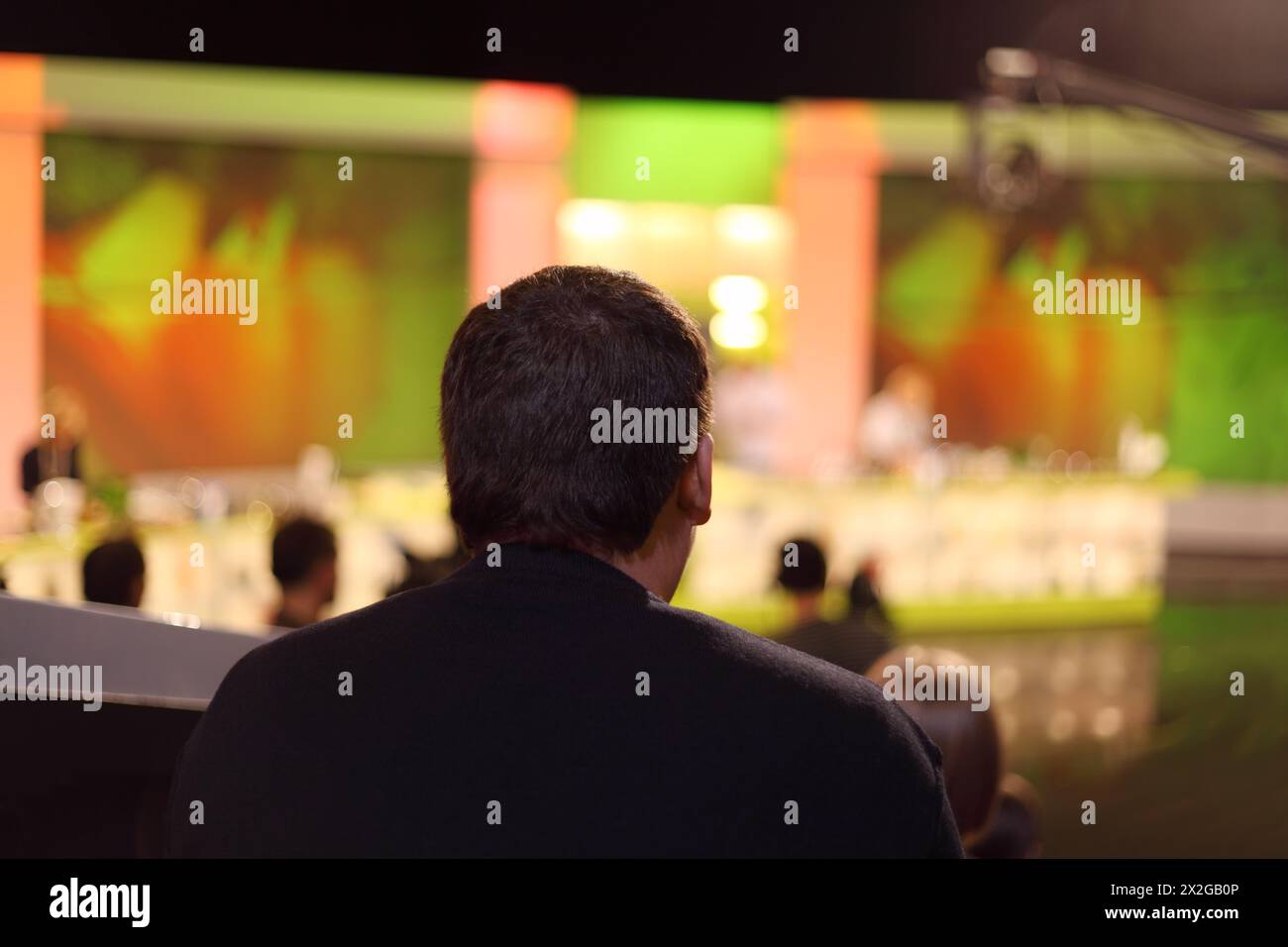 Television interview spot hi-res stock photography and images - Alamy