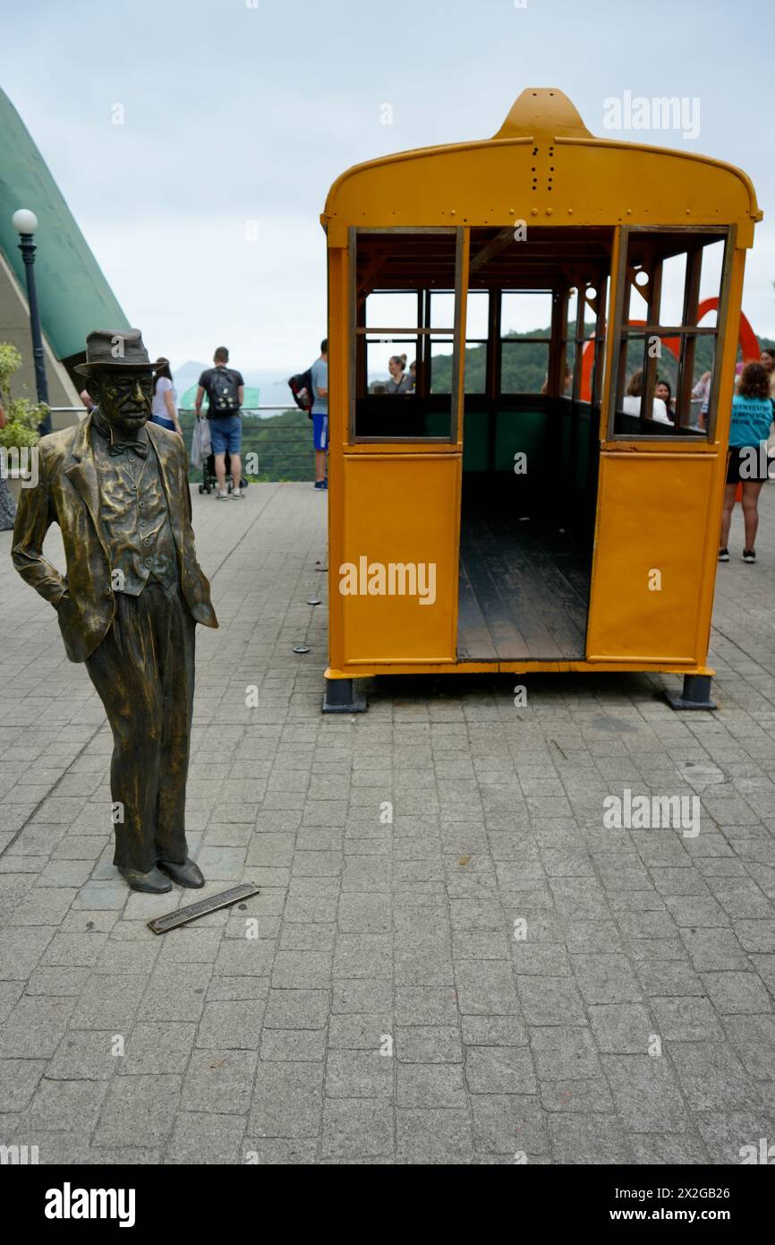 The Original Sugarloaf Mountain Cable Car, which ran from 1912 to 1972 ...