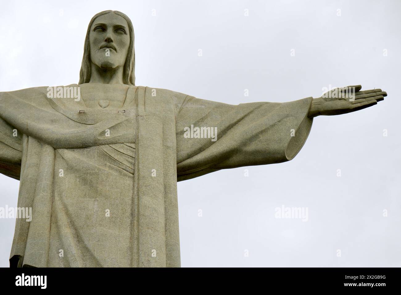 Close up forward view of The Statue of Christ The Redeemer Stock Photo ...