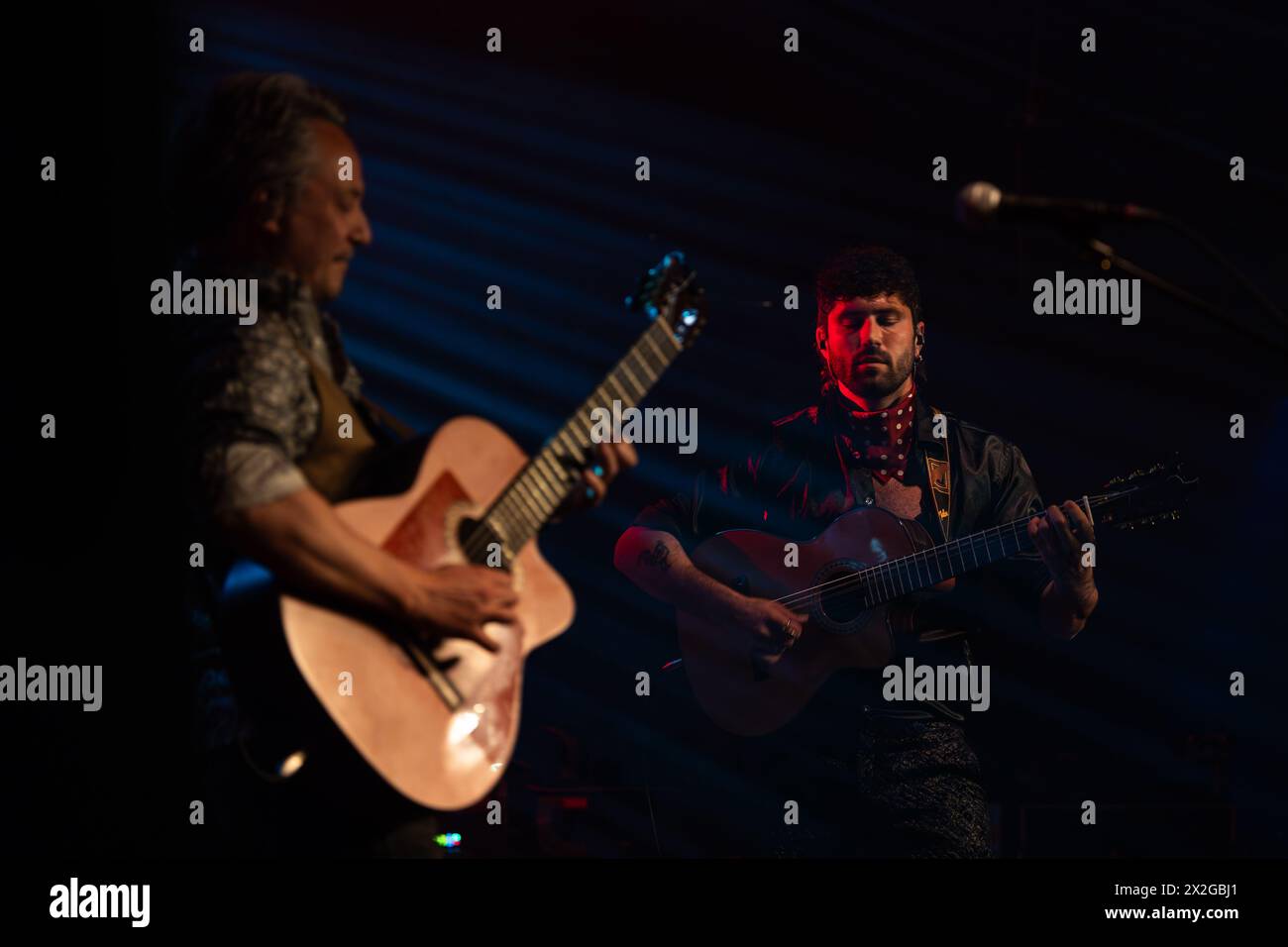 Barcelona, Spain. 19th Apr, 2024. Alejandro Astola and Diego Pozo ...