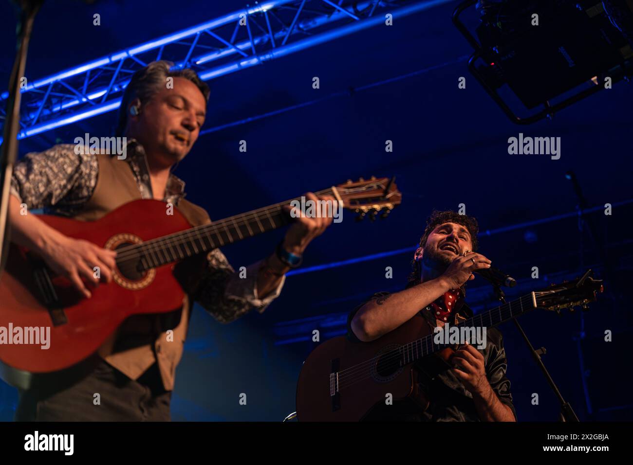 Barcelona, Spain. 19th Apr, 2024. Alejandro Astola and Diego Pozo ...