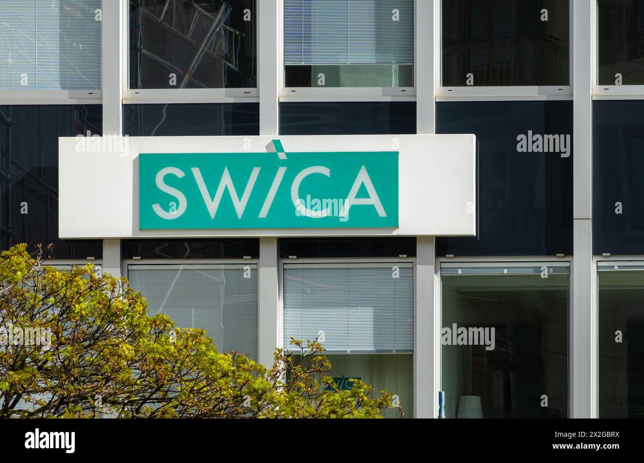 Geneva, Switzerland - April 5, 2024: SWICA Holding, based in Winterthur ...