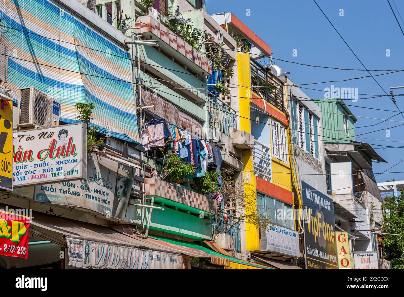 Vietnam, Ho Chi Minh City, Saigon, Buildings Stock Photo - Alamy