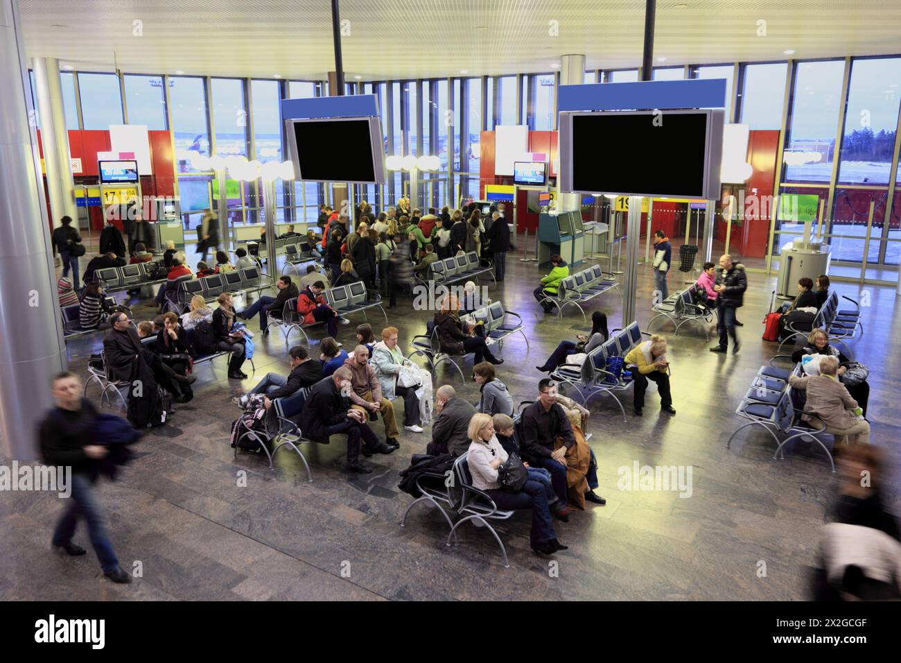 Empty chair passengers boarding hi-res stock photography and images - Alamy