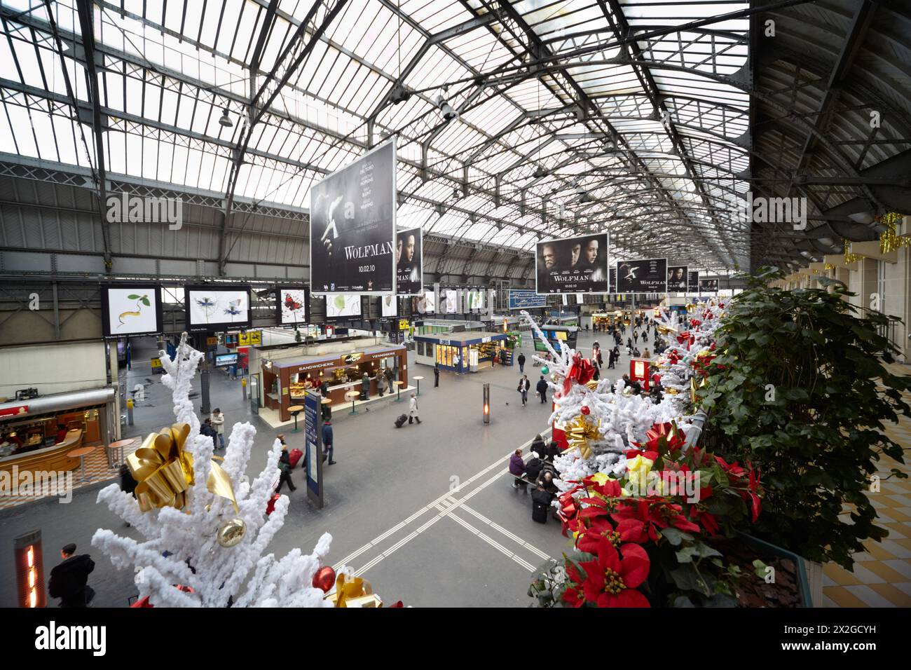 PARIS - DECEMBER 31: Gare de l’Est - Eastern Railway Station of Paris ...