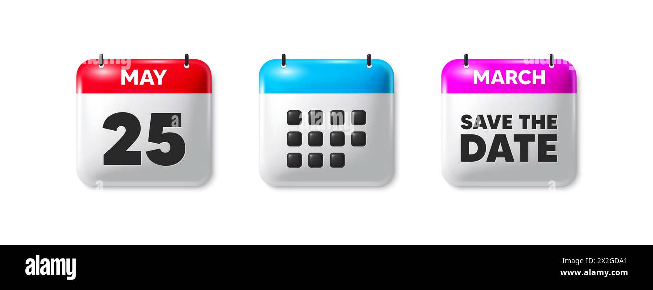 25th day of the month icon. Event schedule date. Calendar save the date ...